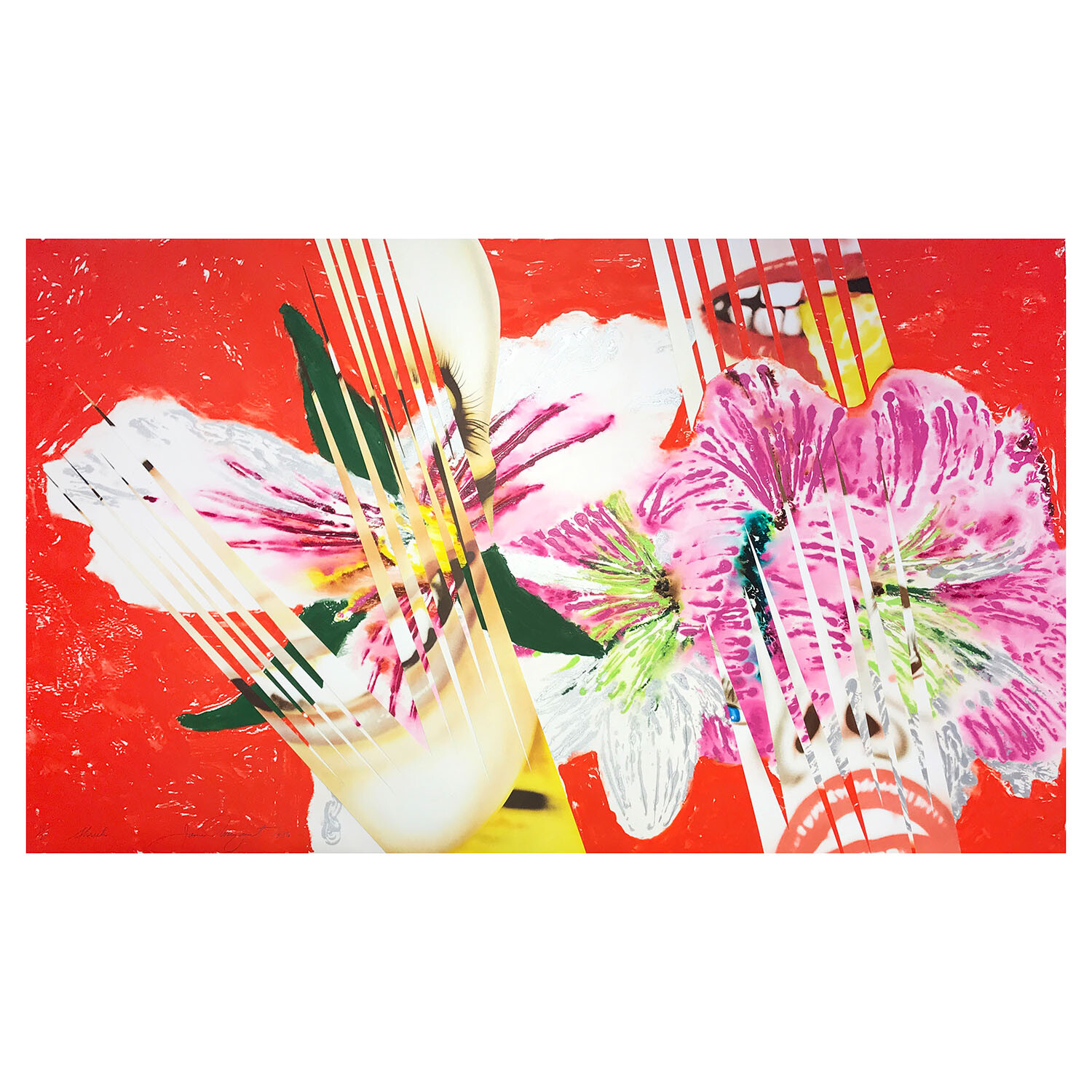 James Rosenquist // Shriek // 1986 - Authentic James Rosenquist - Touch ...