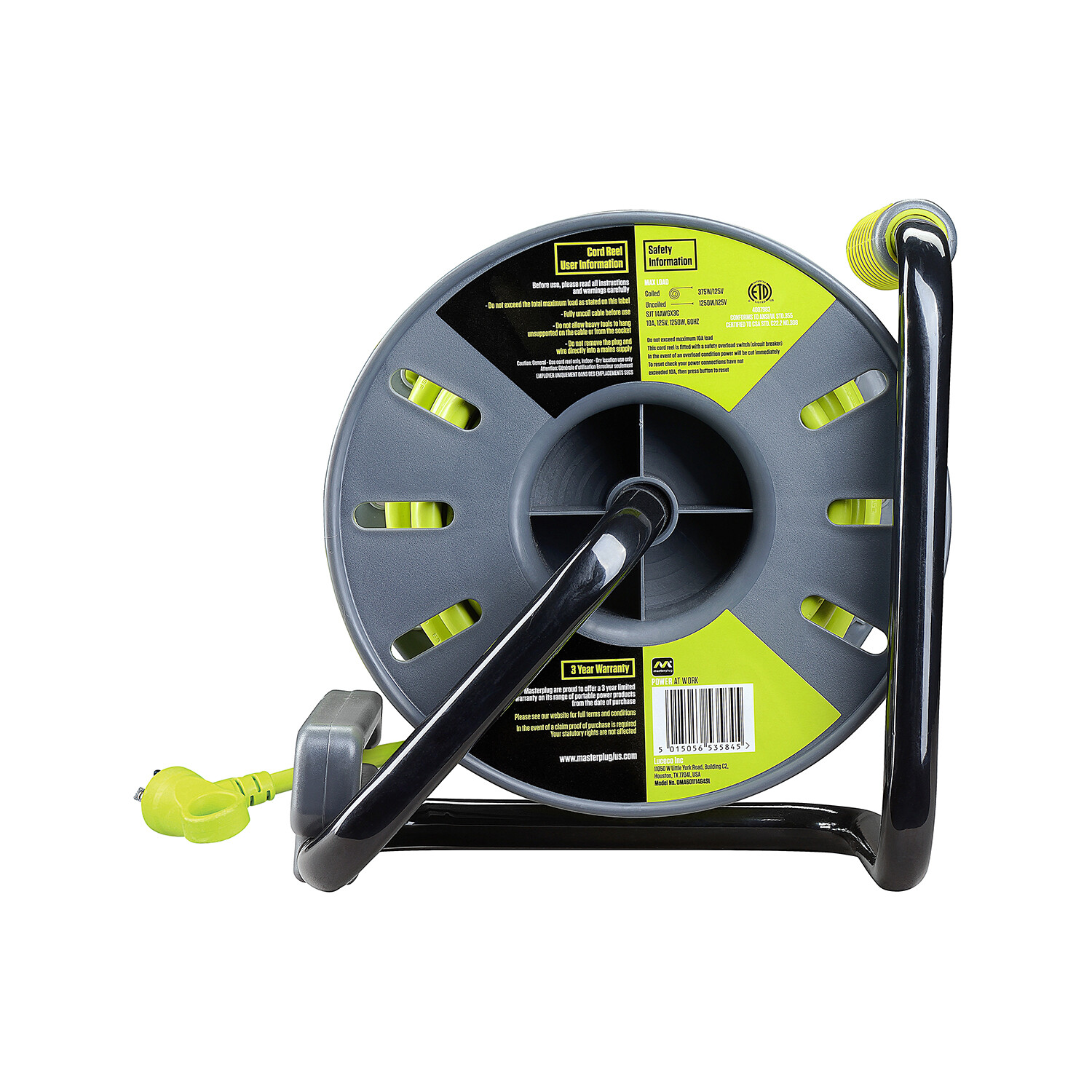 Open Medium Reel // 60ft - Masterplug - Touch of Modern