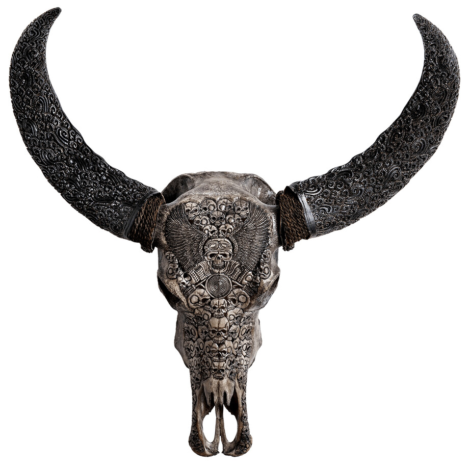 Skull Bliss - Intricately Hand-Carved Skulls - Touch of Modern