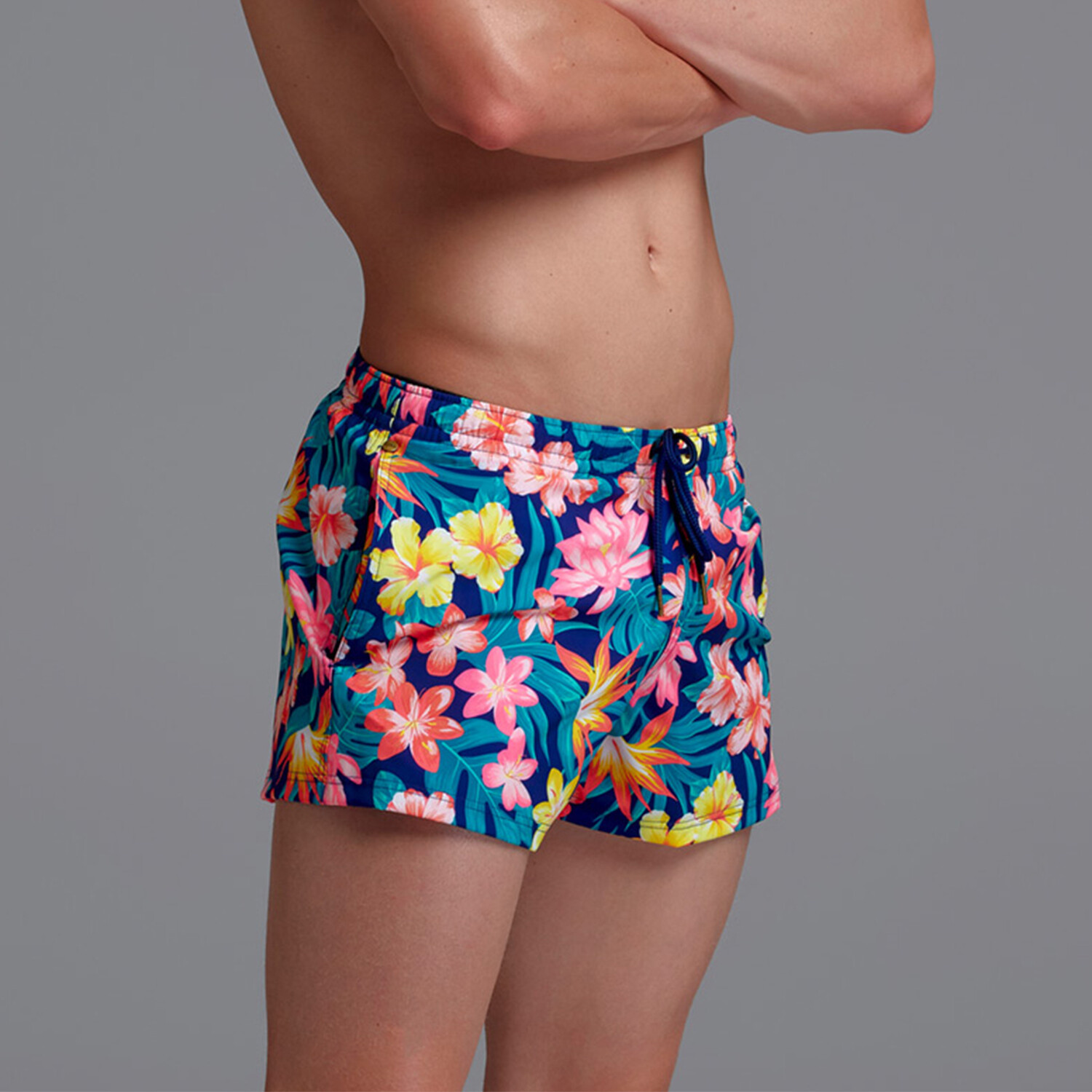 Shorty Shorts Short // Aloha Brah (XL) - Funky Trunks - Touch of Modern