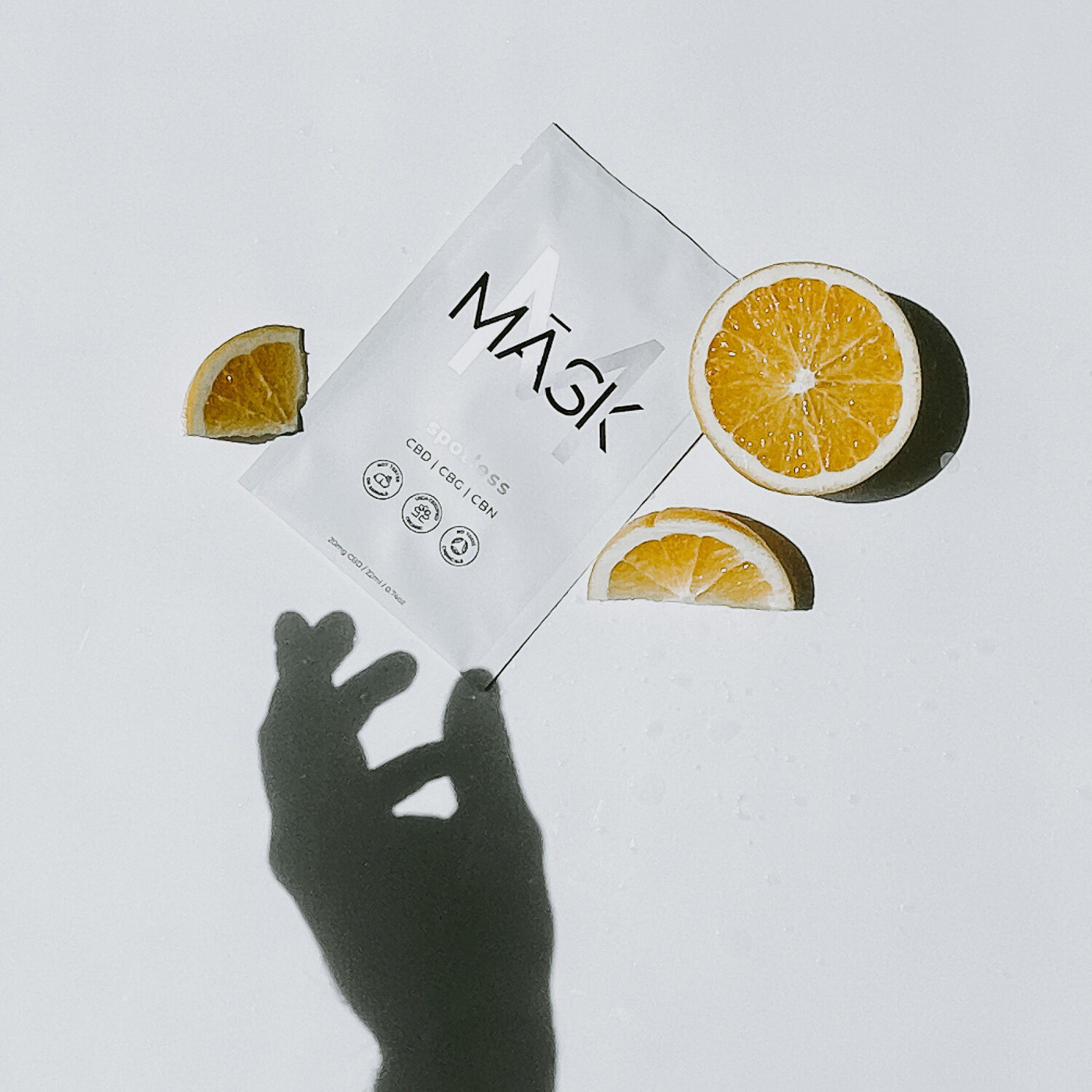 Spotless Full Face Blemishes + Oily Skin Soothing CBD Sheet Mask - MĀSK ...