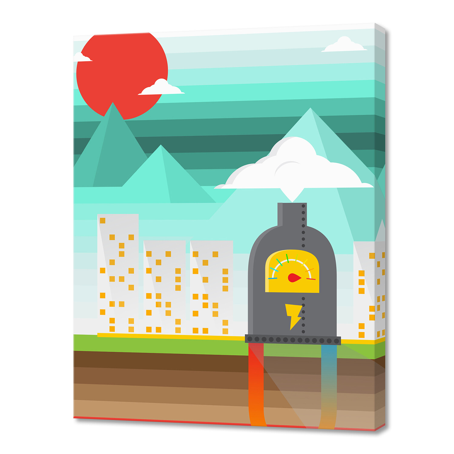 Engie Geothermal Energy Poster (12"H x 12"W x 0.75"D) - Hyo Taek Kim ...