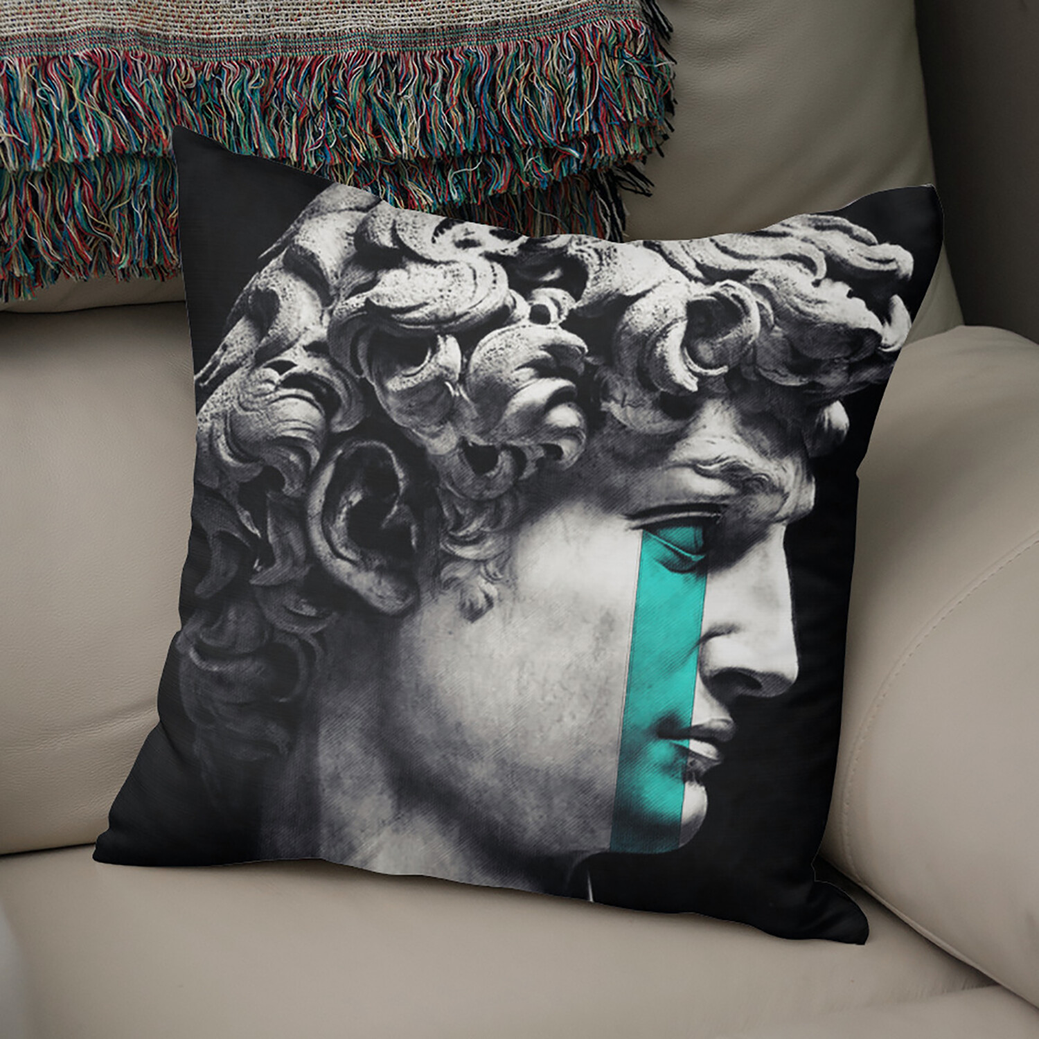 Crying David (18" x 18") - Artflip - Touch of Modern