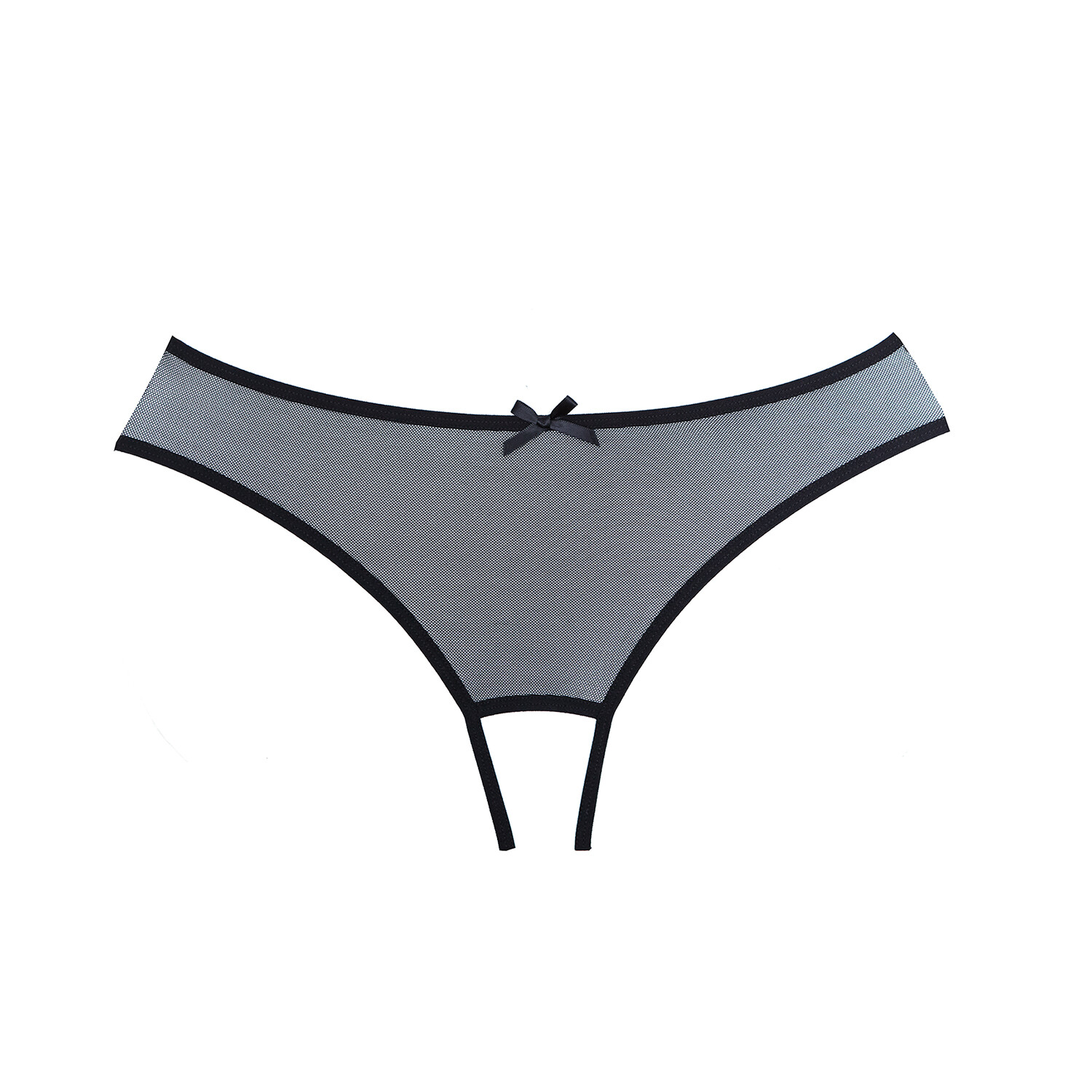 Allure // Allison Open Lace Panty // Black - Allure - Touch of Modern