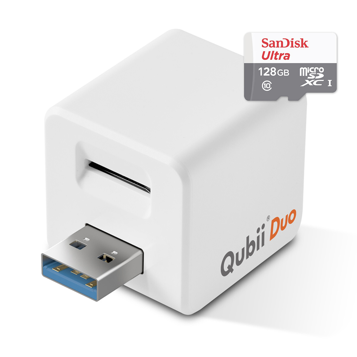 Qubii Duo + 128GB MicroSD Card (USB-C) - Qubii Duo - Touch of Modern