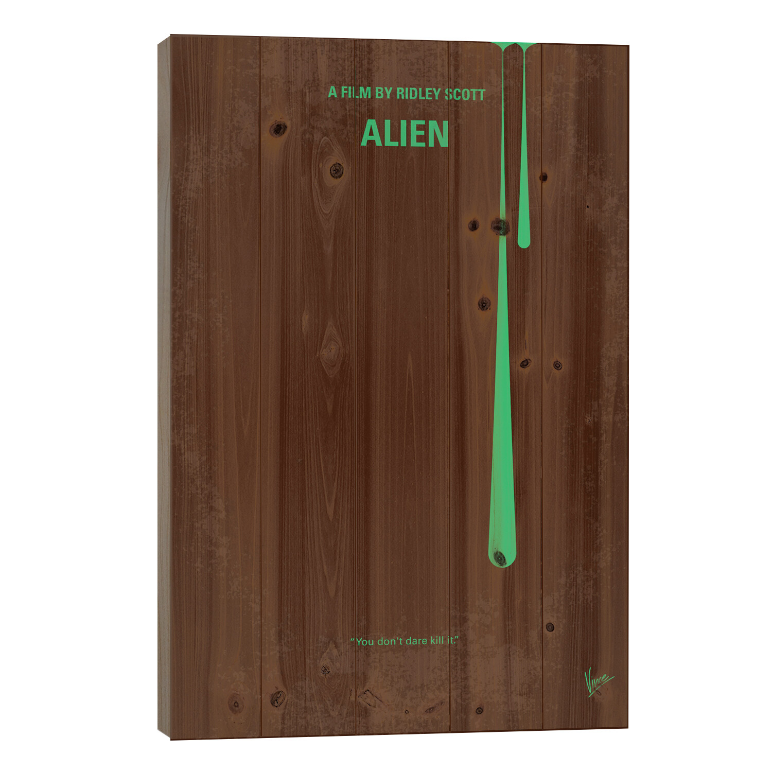 Alien Minimal Movie Poster by Chungkong - Movie Art - Touch of Modern