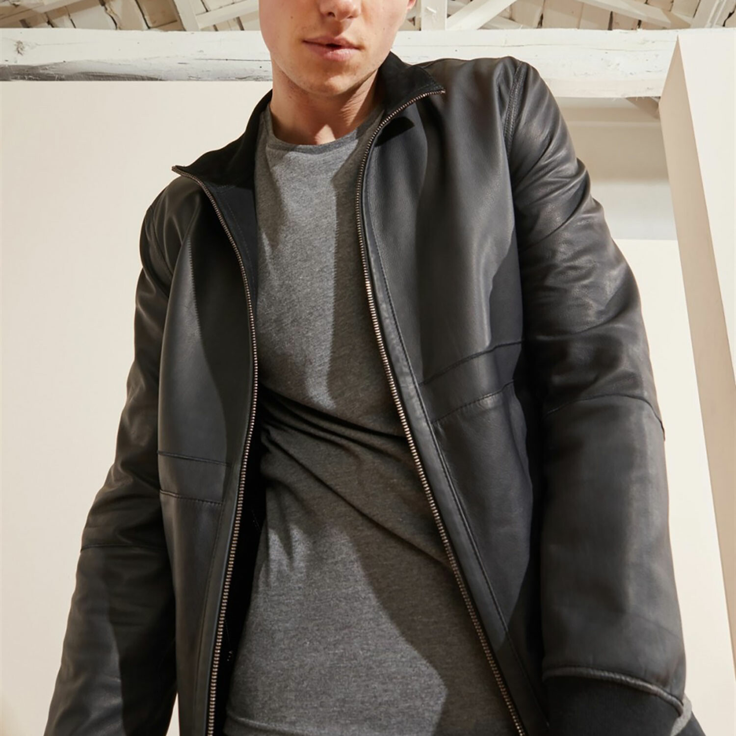 Scott Leather Jacket // Black (4XL) - DeriDerim - Touch of Modern