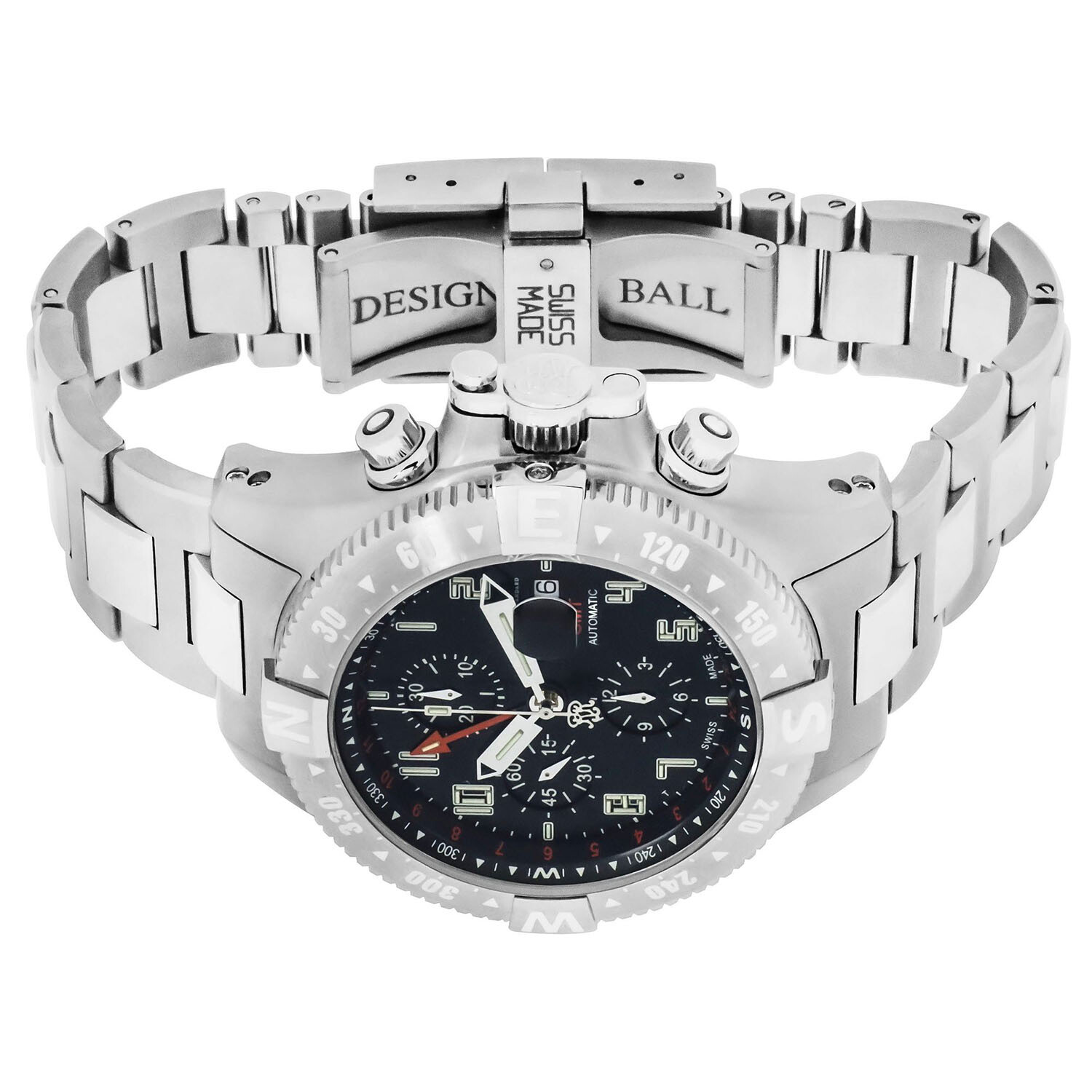 Ball SpaceMaster Orbital II Chronograph Automatic // DC3036C-SAJ-BK ...