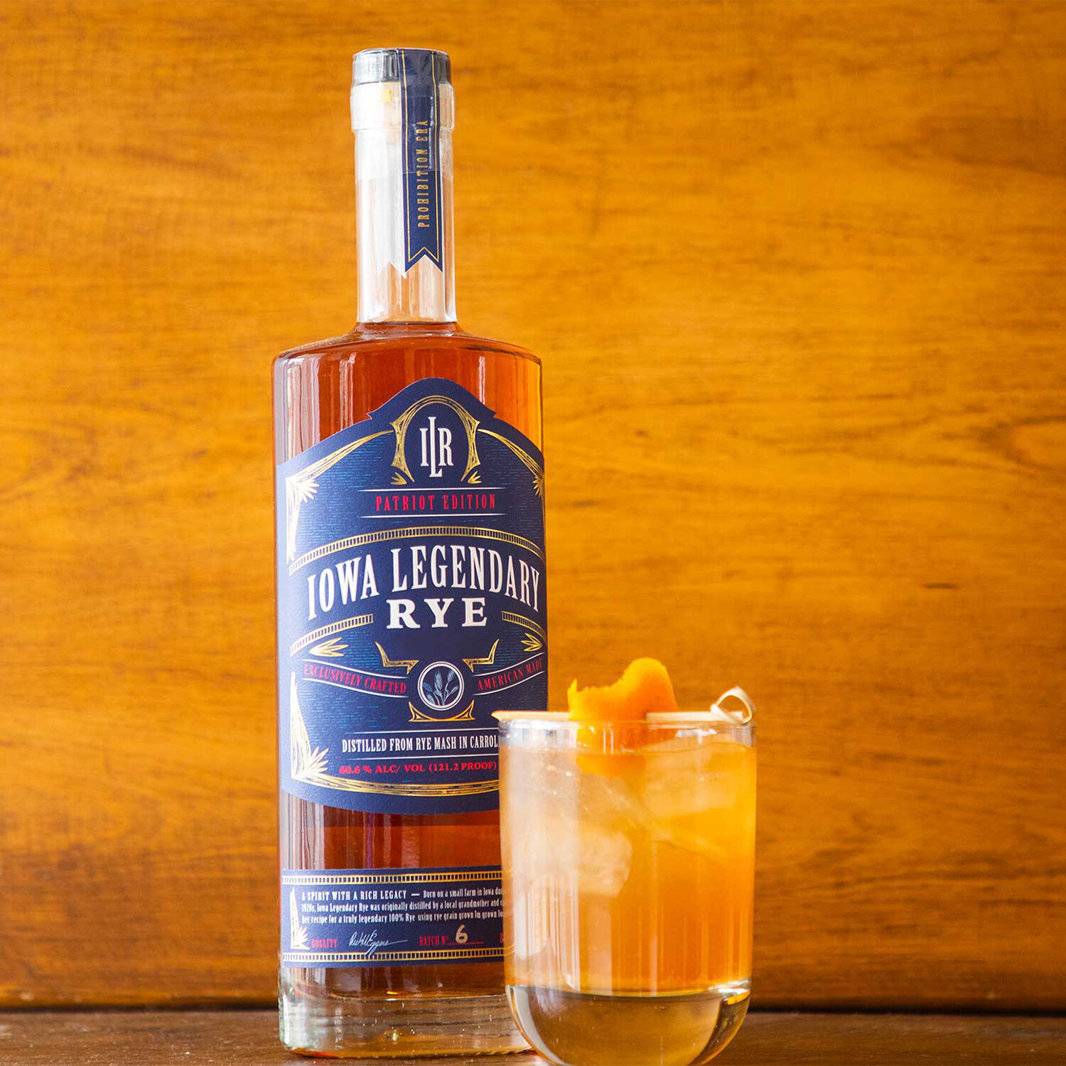 Purple Label American Prohibition Rye 750 Ml Iowa Legendary Rye Touch Of Modern