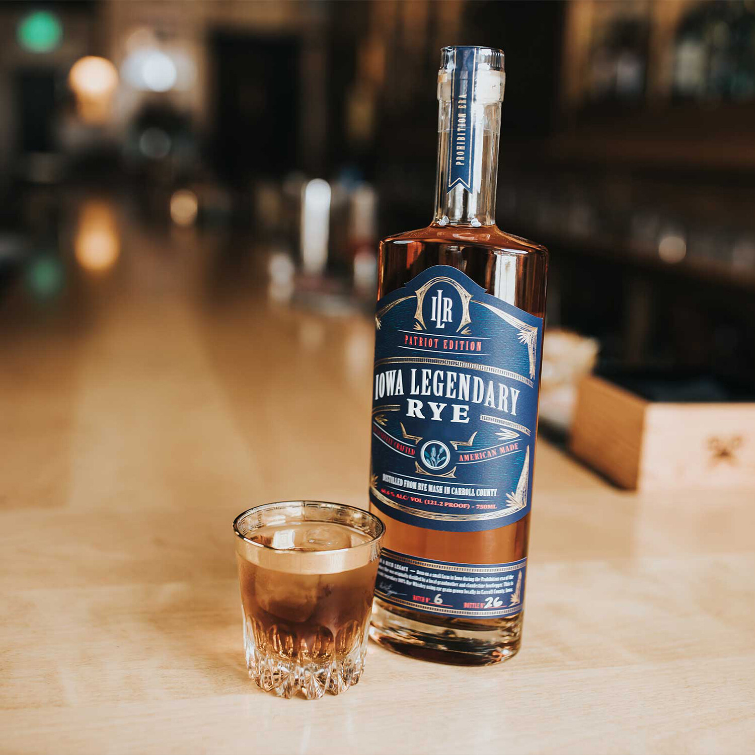 Purple Label American Prohibition Rye 750 Ml Iowa Legendary Rye Touch Of Modern