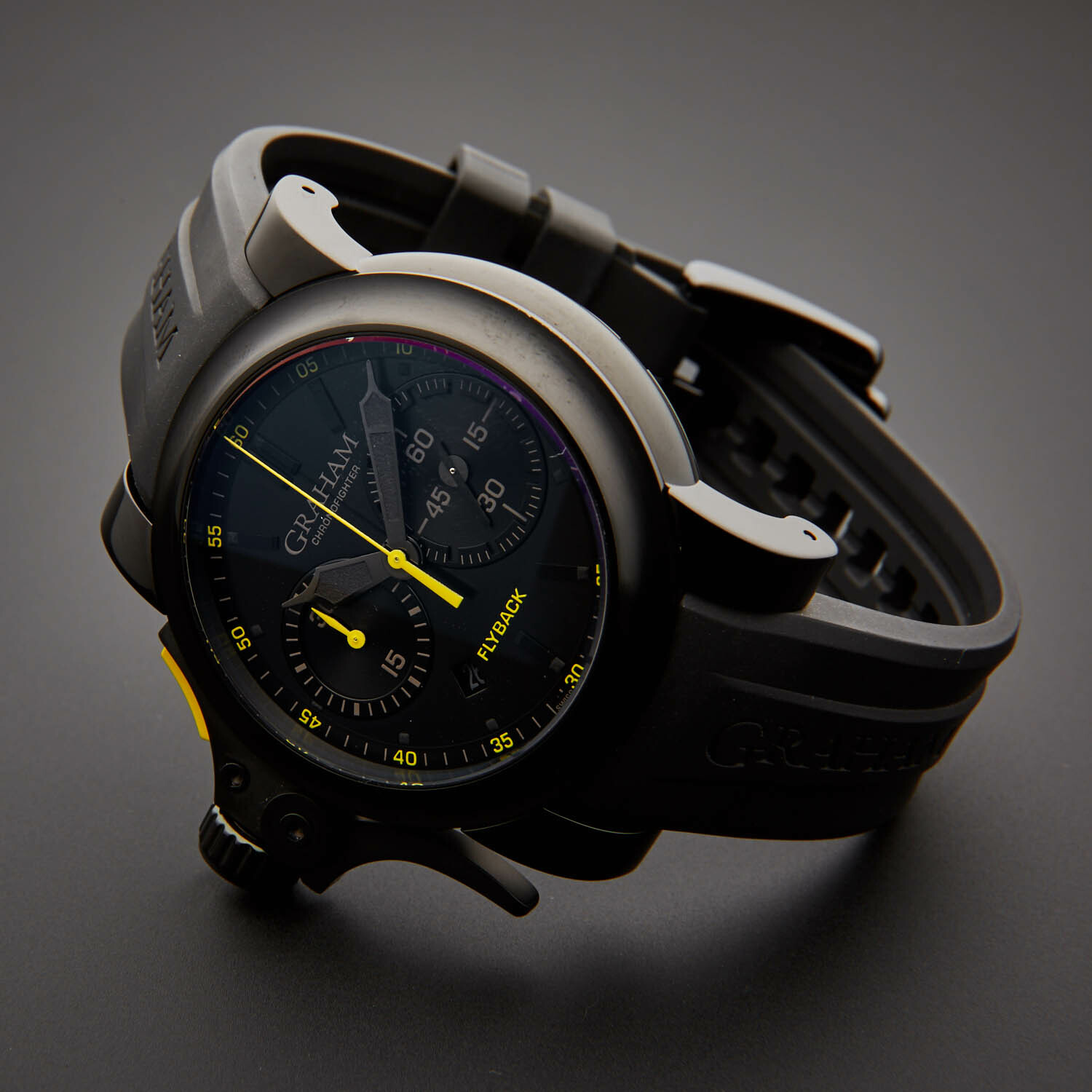 Graham Chronofighter Trigger Flyback Automatic // 2TRAB.B11A.K43N ...