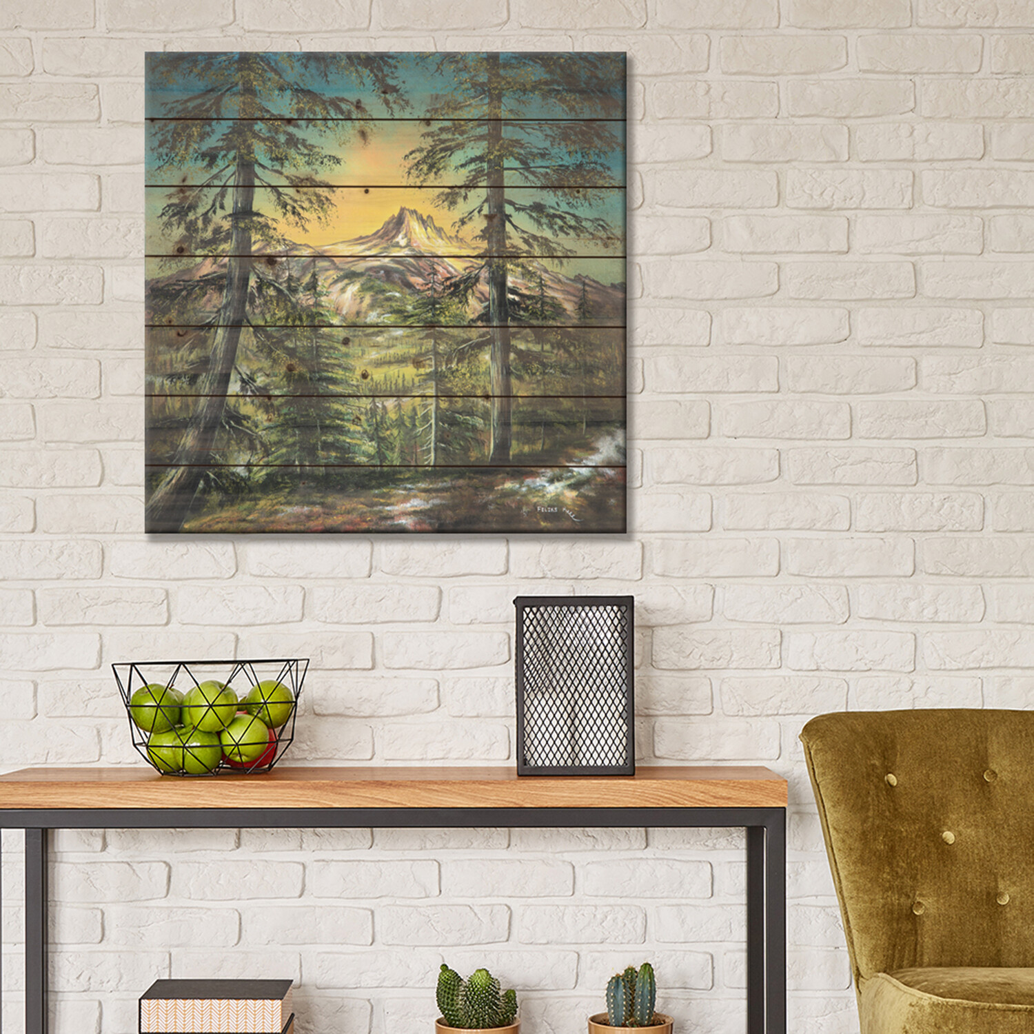 Mountain Glow by ColorByFeliks - Escape to the Mountains - Touch of Modern