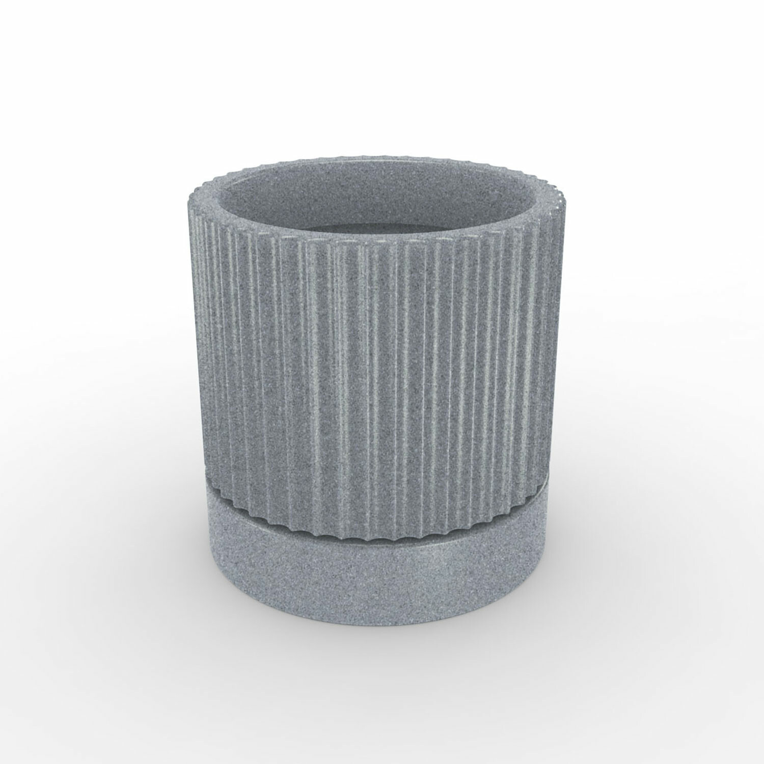 Ripple Short Tray // Gray Granite - Tenjam Ripple Planters & Tables ...