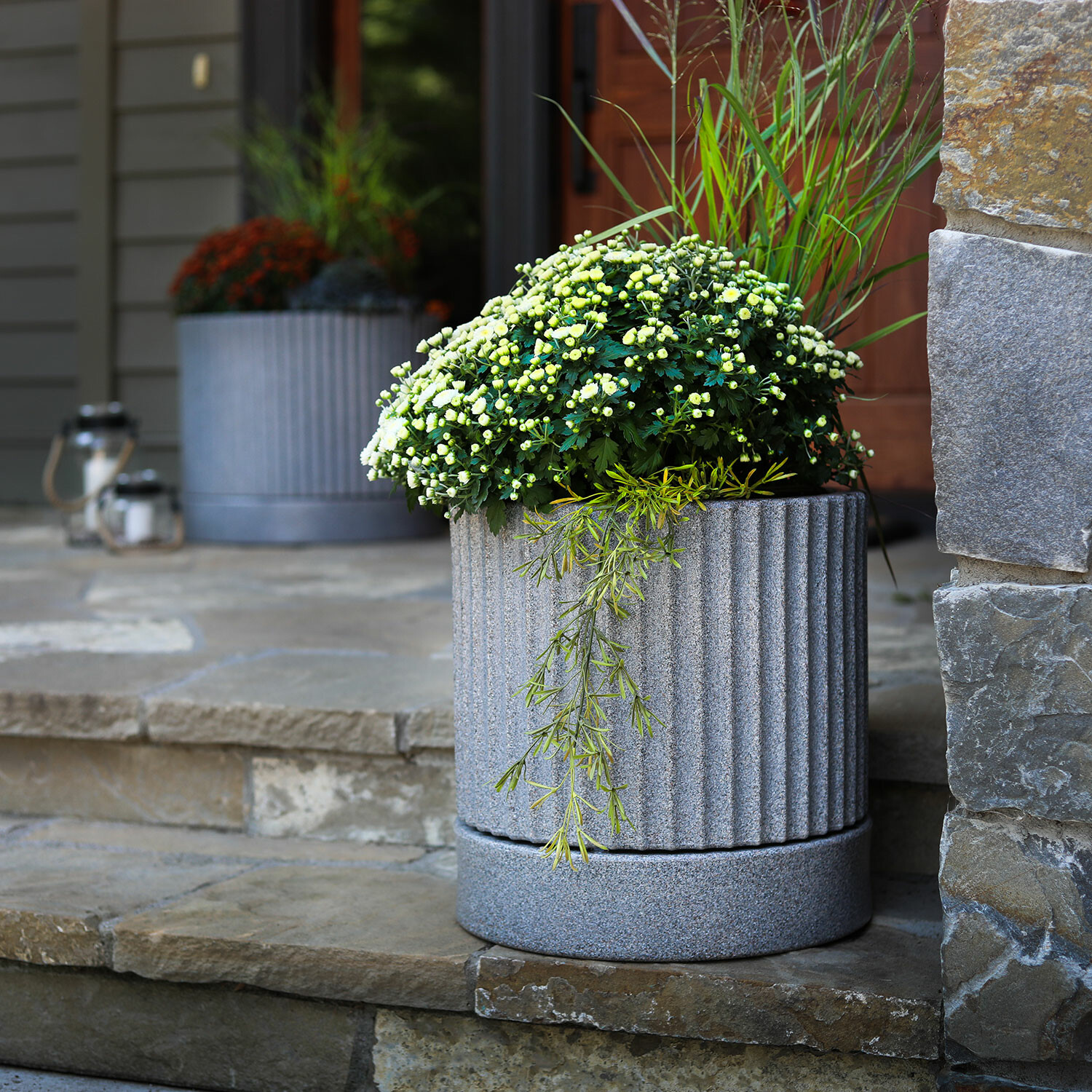 Ripple Short Tray // River Rock - Tenjam Ripple Planters & Tables ...