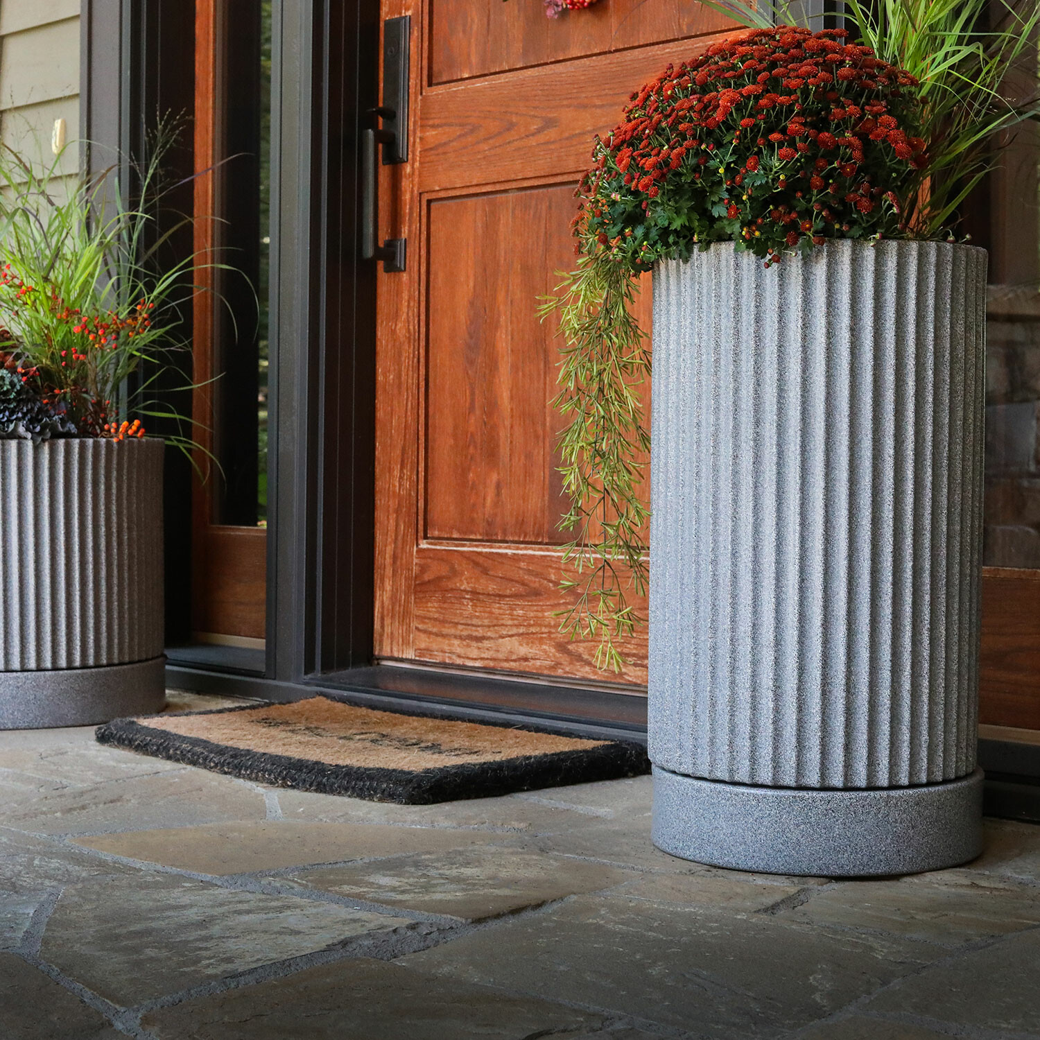 Ripple Wide Planter // River Rock - Tenjam Ripple Planters & Tables ...