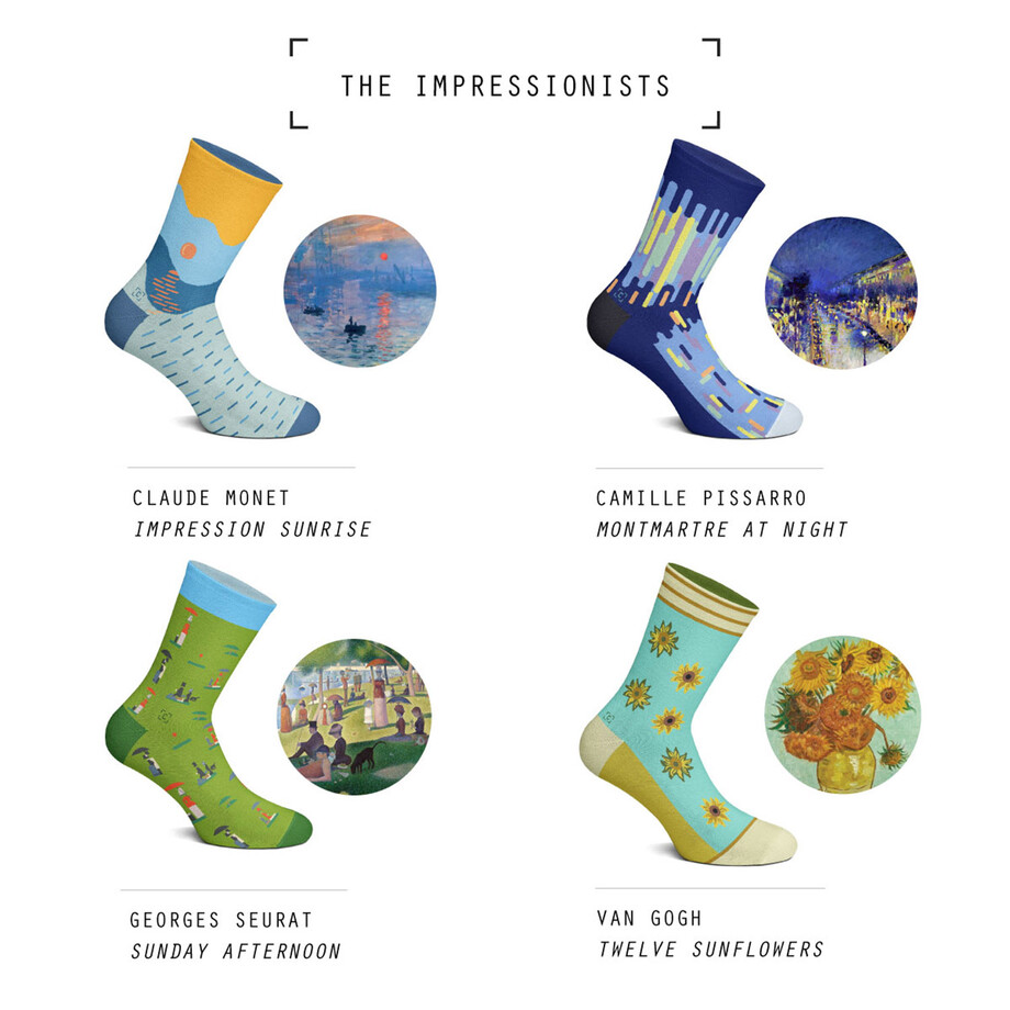 Sock Affairs - Fine Art For Your Feet - Touch of Modern