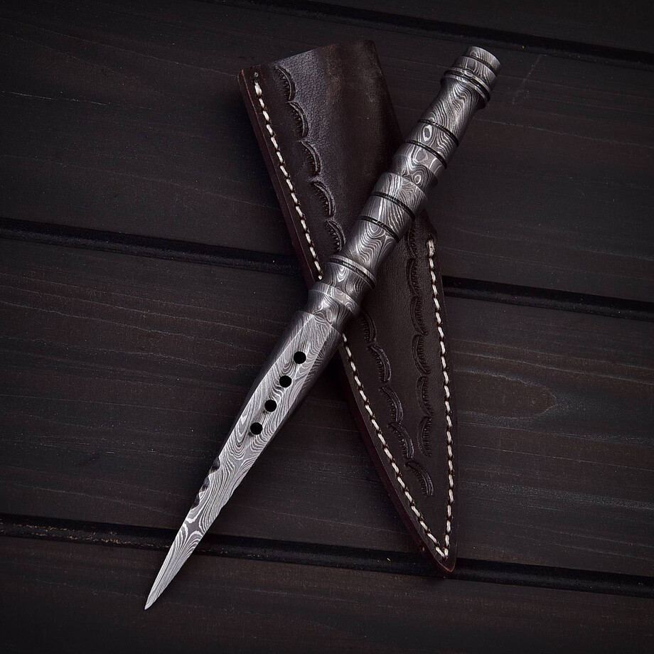Pigeon Traders - Pleasingly Sharp Damascus Daggers - Touch of Modern