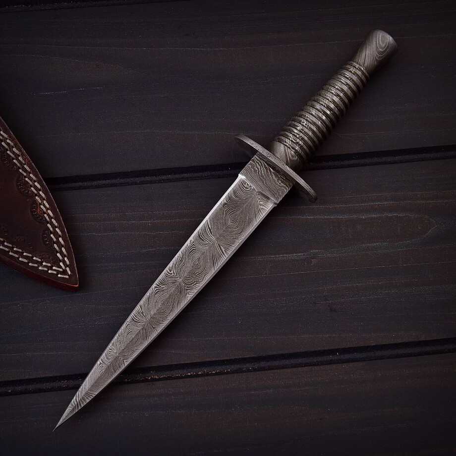 Pigeon Traders - Pleasingly Sharp Damascus Daggers - Touch of Modern