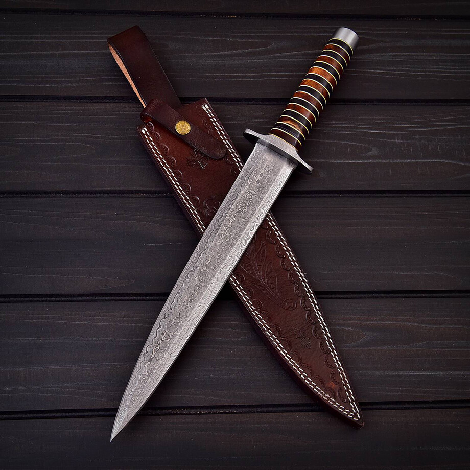 Pigeon Traders - Pleasingly Sharp Damascus Daggers - Touch of Modern
