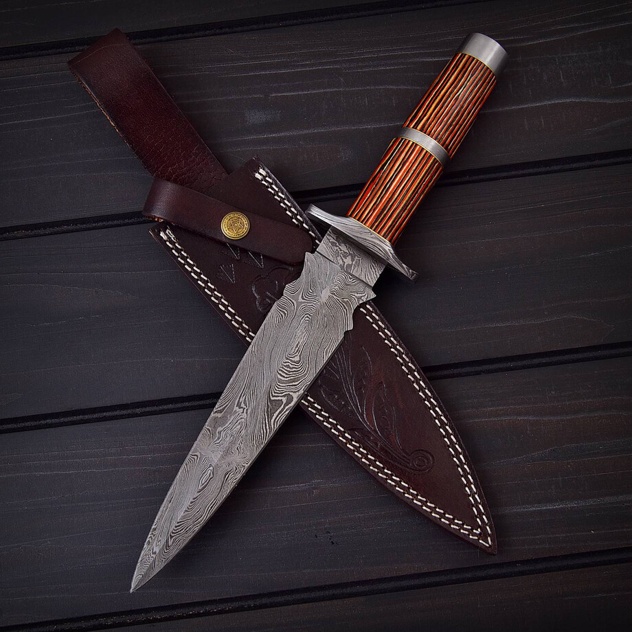 Pigeon Traders - Pleasingly Sharp Damascus Daggers - Touch of Modern