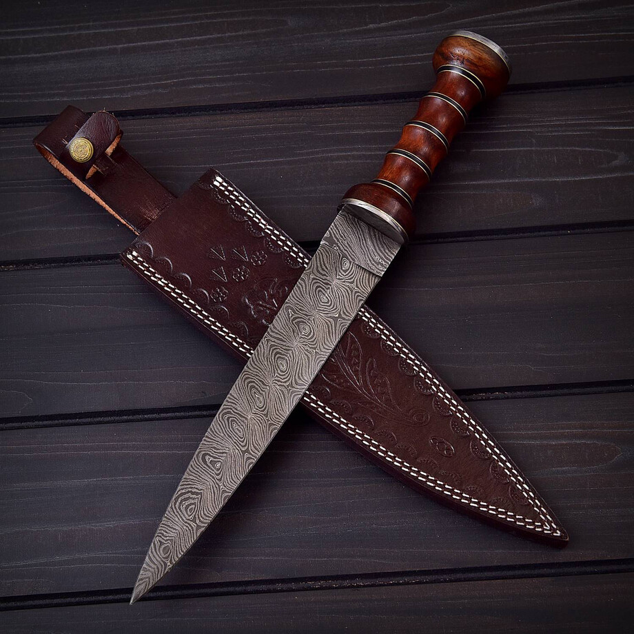 Pigeon Traders - Pleasingly Sharp Damascus Daggers - Touch of Modern