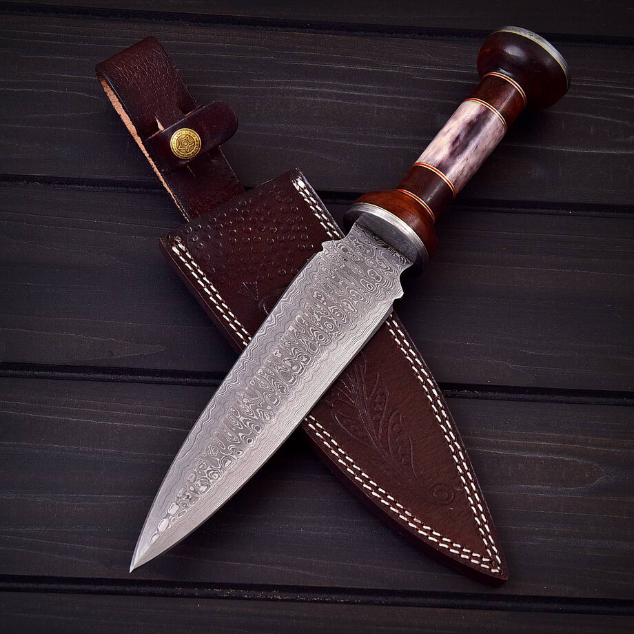 Pigeon Traders - Pleasingly Sharp Damascus Daggers - Touch of Modern