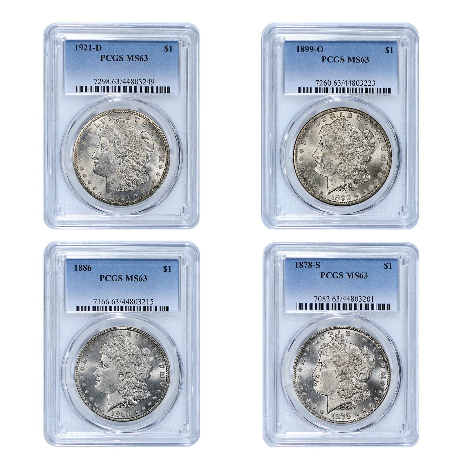Remembering the Morgan Dollar: Four Different Mint Marks // PCGS ...