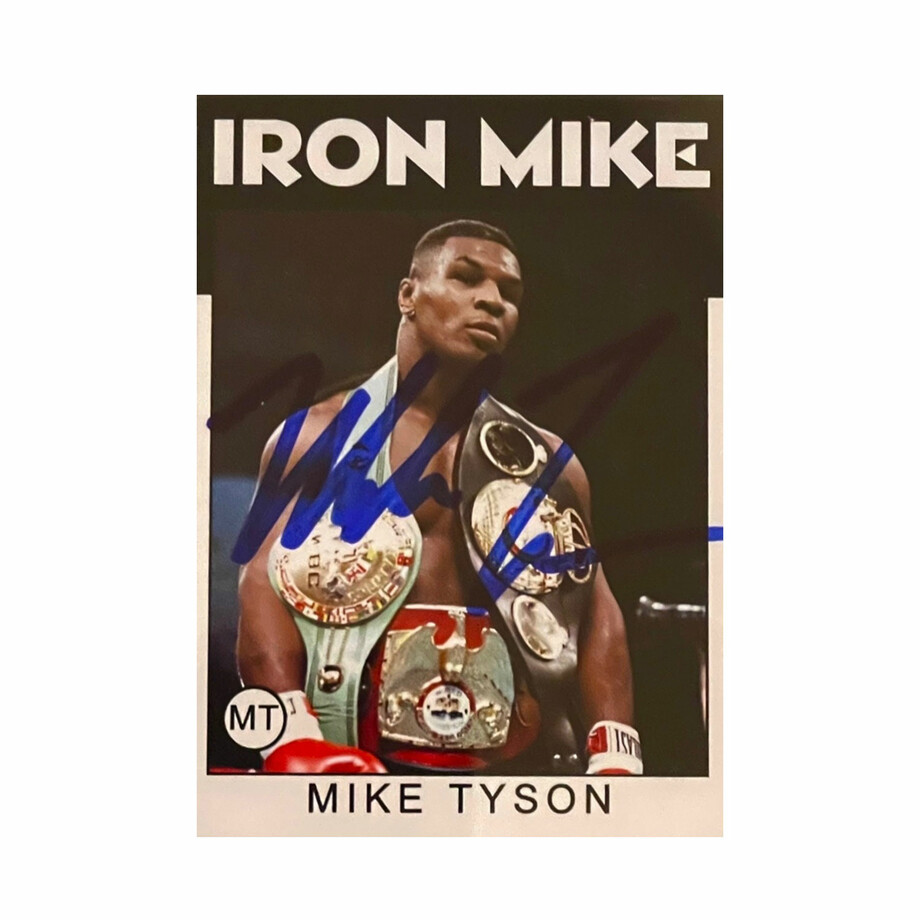 Mike Tyson Collectibles - Hand Signed By Iron Mike - Touch of Modern
