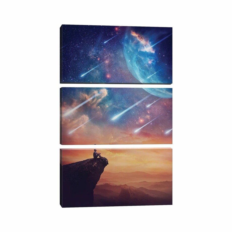 Trending Triptych Art - Looking Into A Dream - Touch of Modern