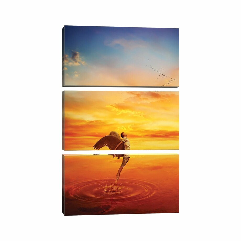 Trending Triptych Art - Looking Into A Dream - Touch of Modern