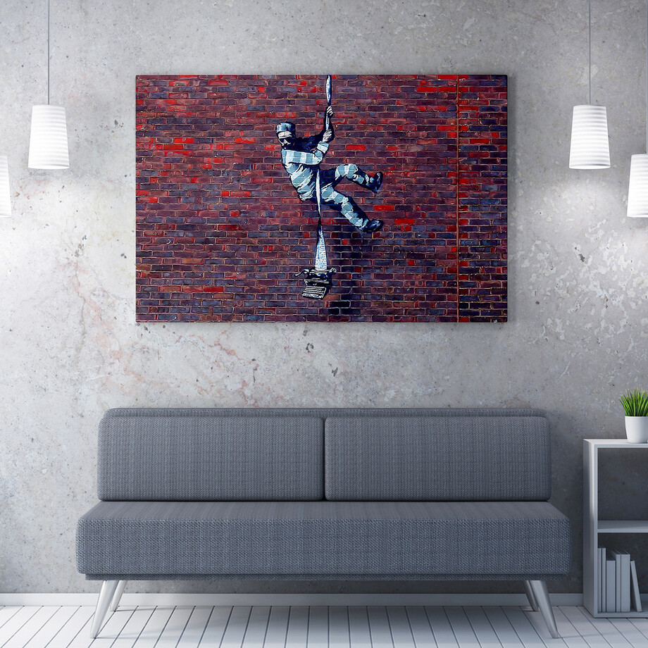 Banksy On Canvas - Gallery Wrapped Prints - Touch of Modern