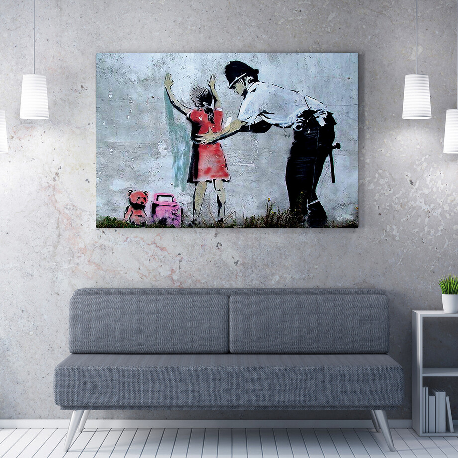 Banksy On Canvas - Gallery Wrapped Prints - Touch of Modern