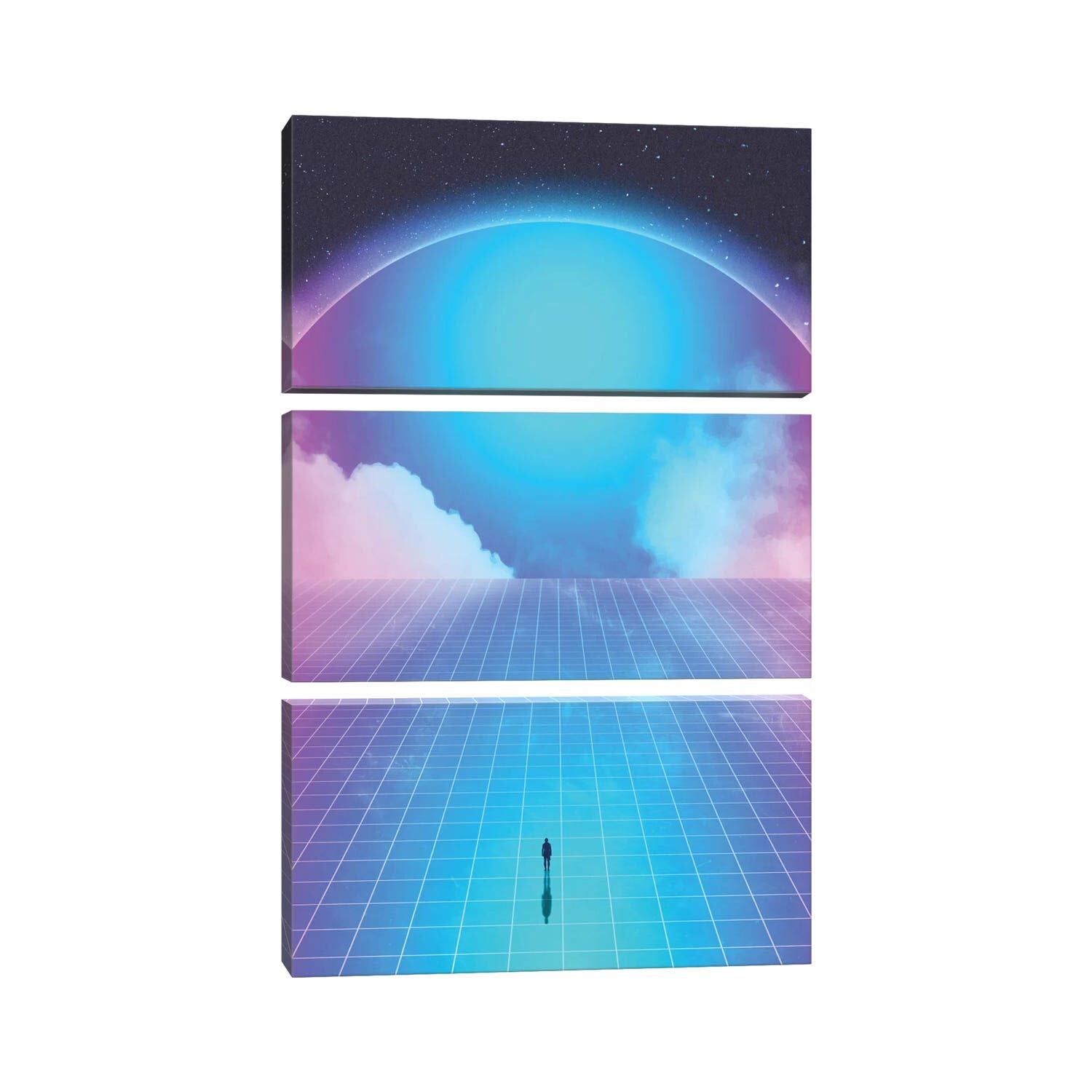 Worship 2030 by Adam Priester - Triptych Art - Touch of Modern