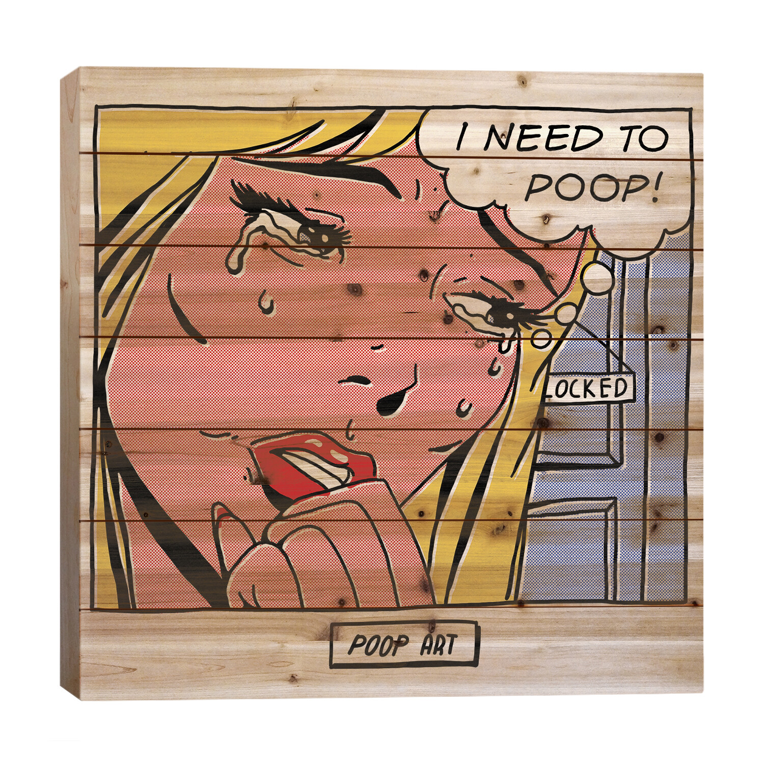 Poop Art by Mathiole (26"H x 26"W x 1.5"D) - iCanvasART - Touch of Modern