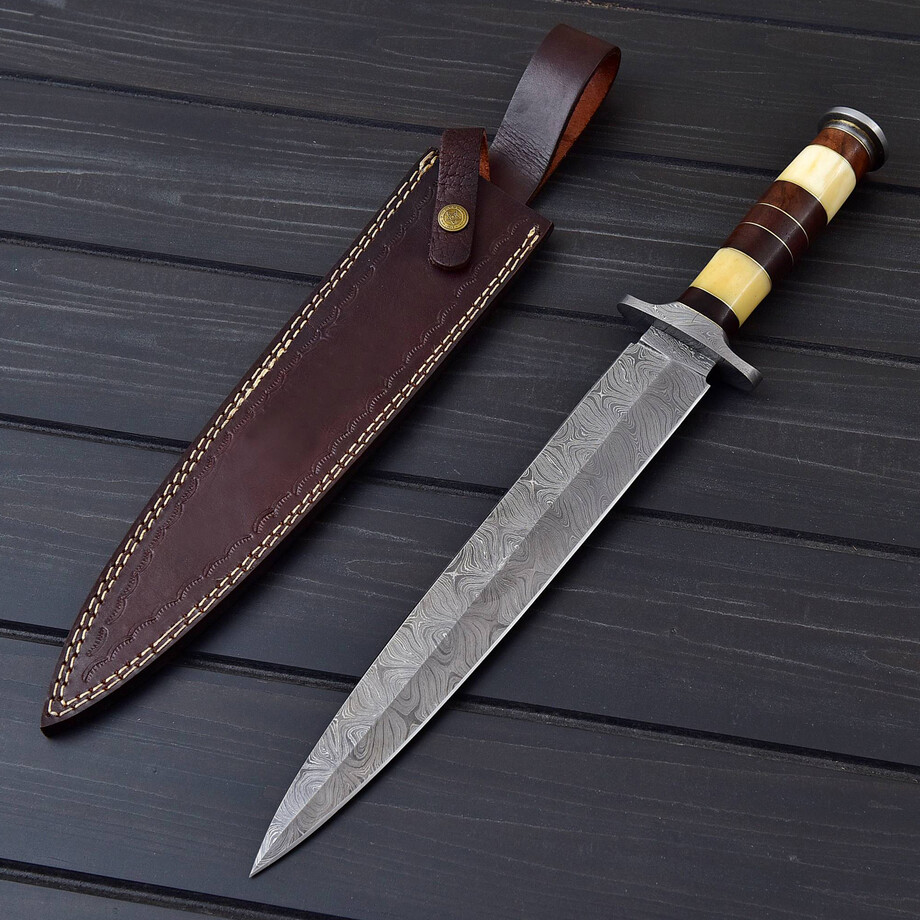 Pigeon Traders - Pleasingly Sharp Damascus Daggers - Touch of Modern
