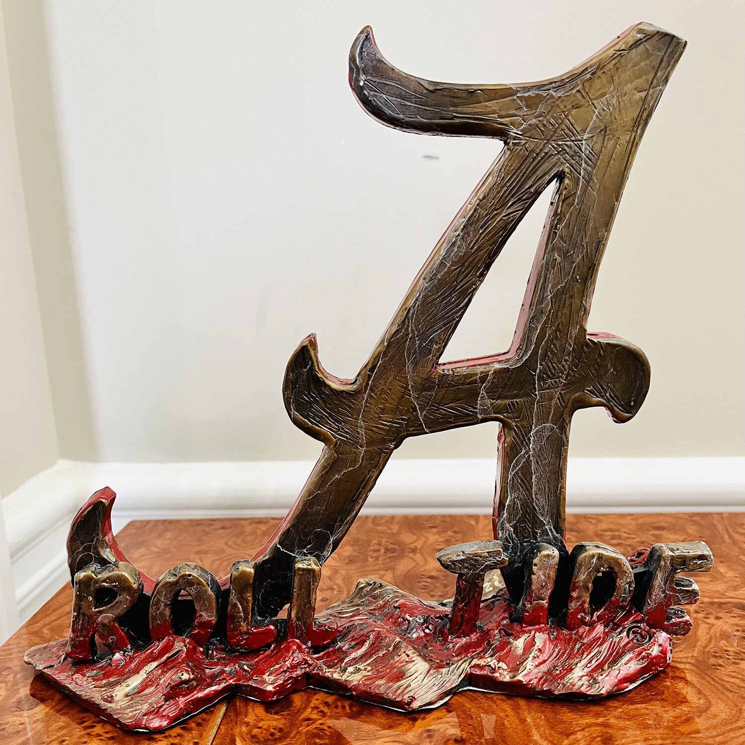 Alabama Crimson Tide // Script A "Roll Tide" Sculpture // Limited ...