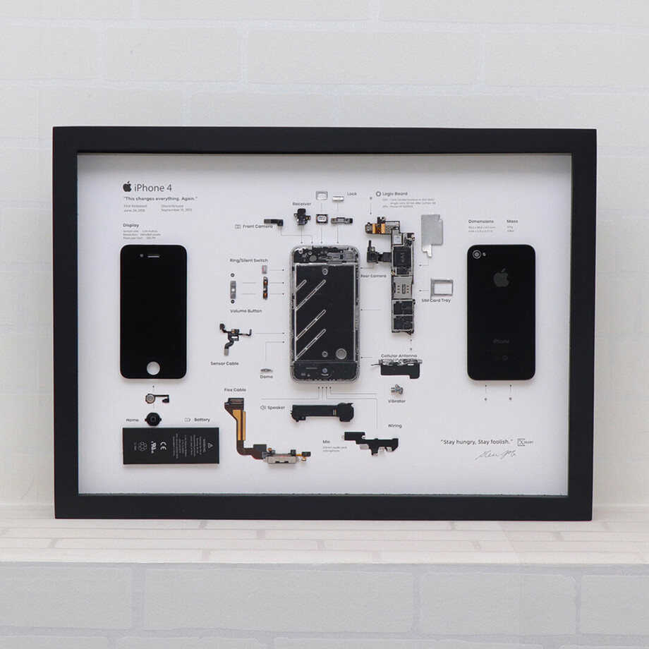 XreArt Framed Disassembled Tech - Teardown Tech Is Art - Touch of Modern