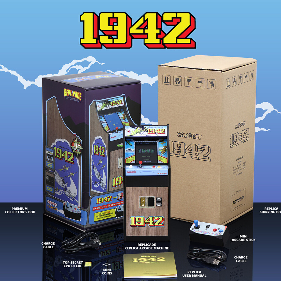 Replicade Miniature Arcade Replicas - 1:6 Scale Playable Arcade Cabinet ...