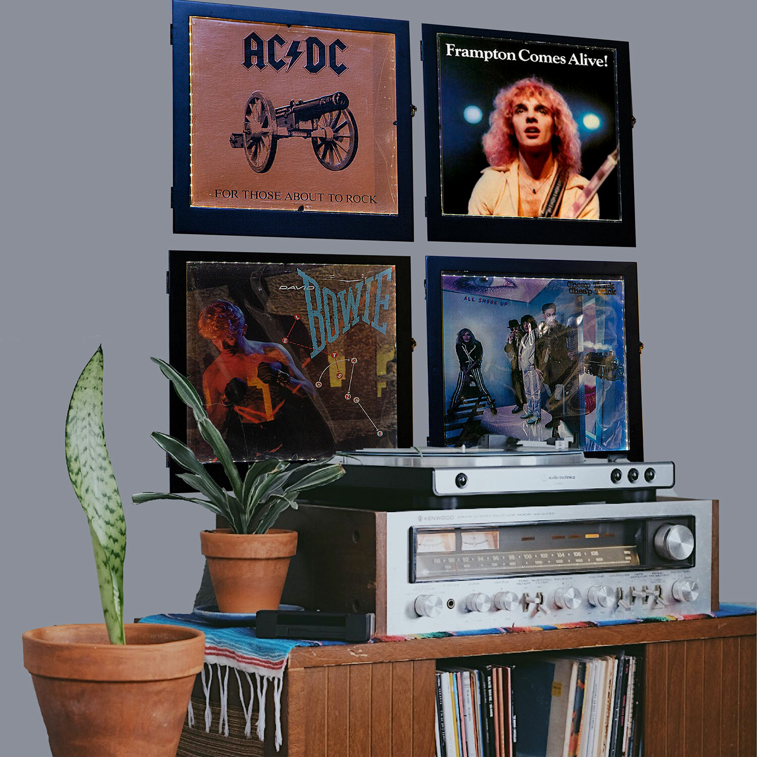 LED Record Album Frame - LED Record Display - Touch of Modern LED Record Album Frame - LED Record Display - Touch of Modern