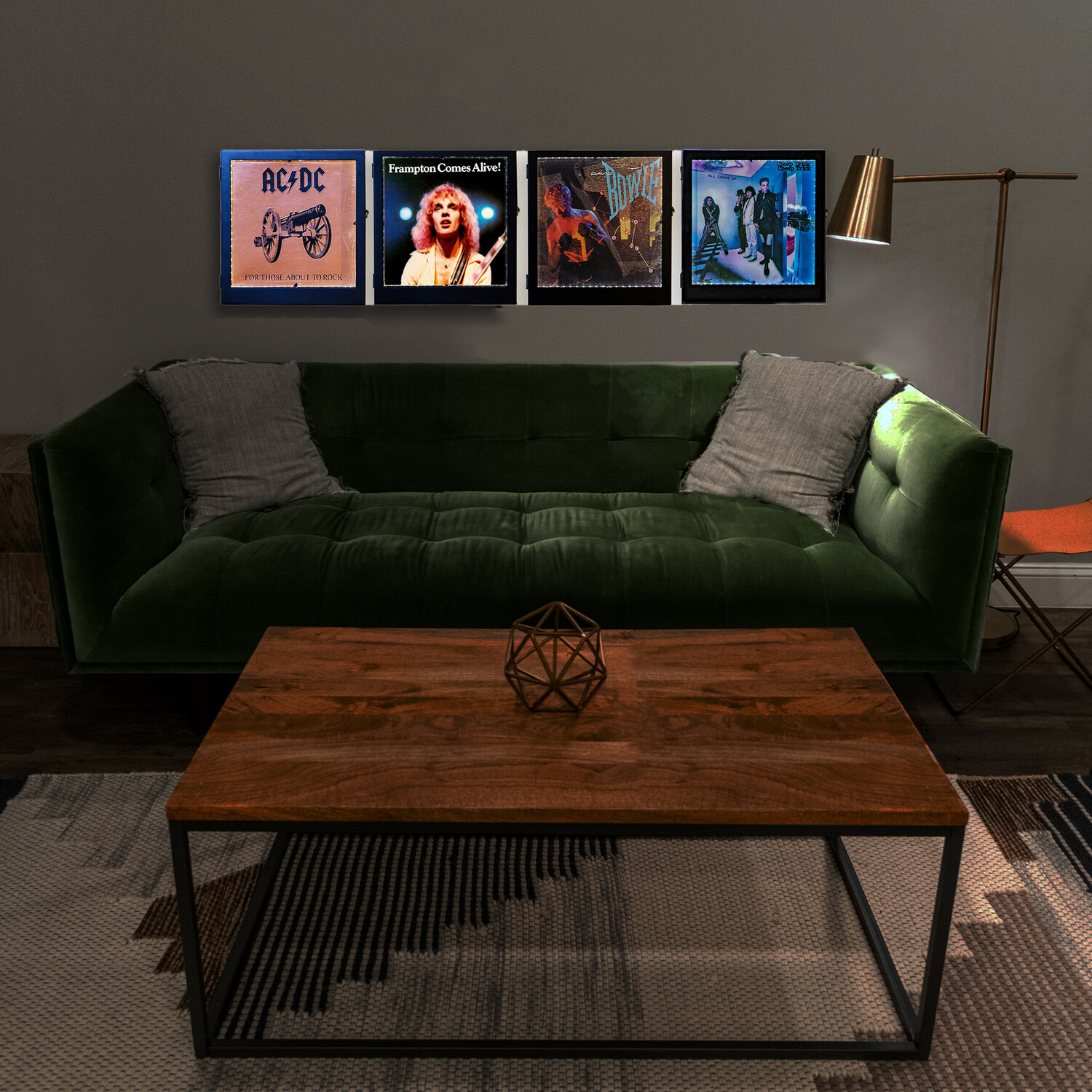 LED Record Album Frame - LED Record Display - Touch of Modern LED Record Album Frame - LED Record Display - Touch of Modern
