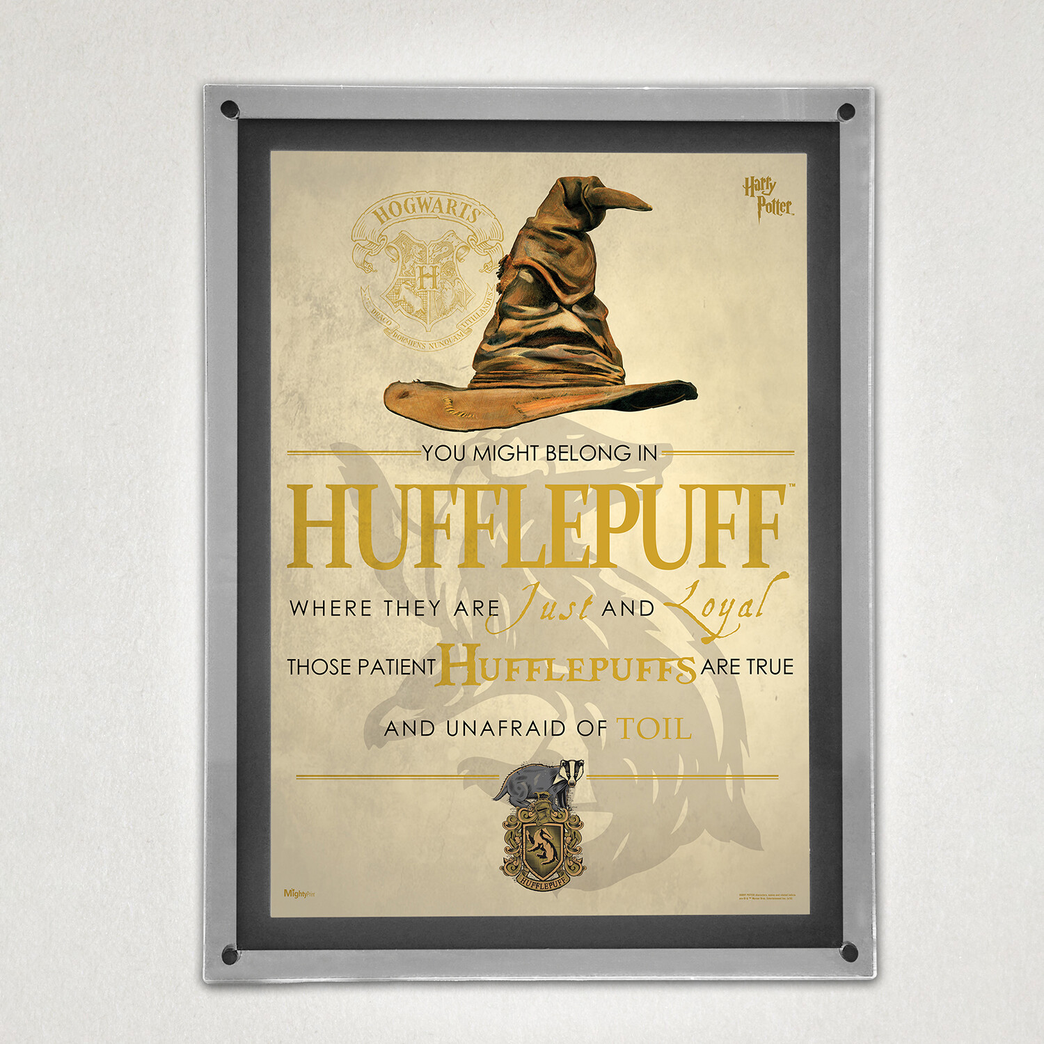 Harry Potter Sorting Hat Hufflepuff Mightyprint™ Wall Art