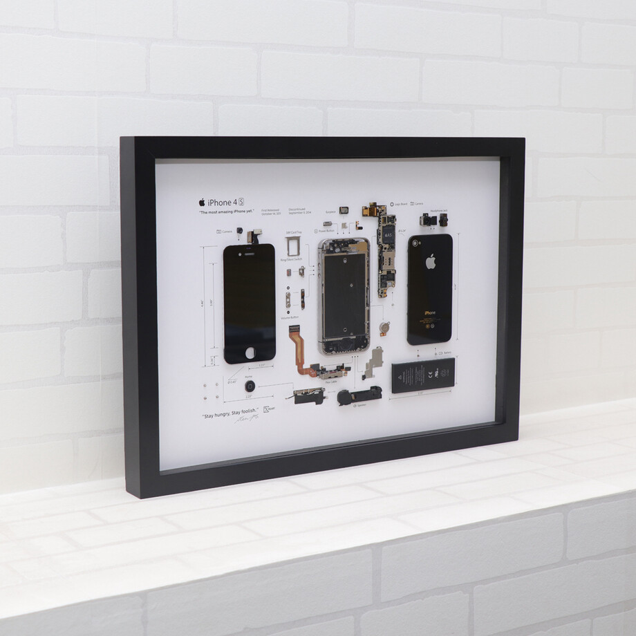 XreArt Framed Disassembled Tech - Teardown Tech Is Art - Touch of Modern