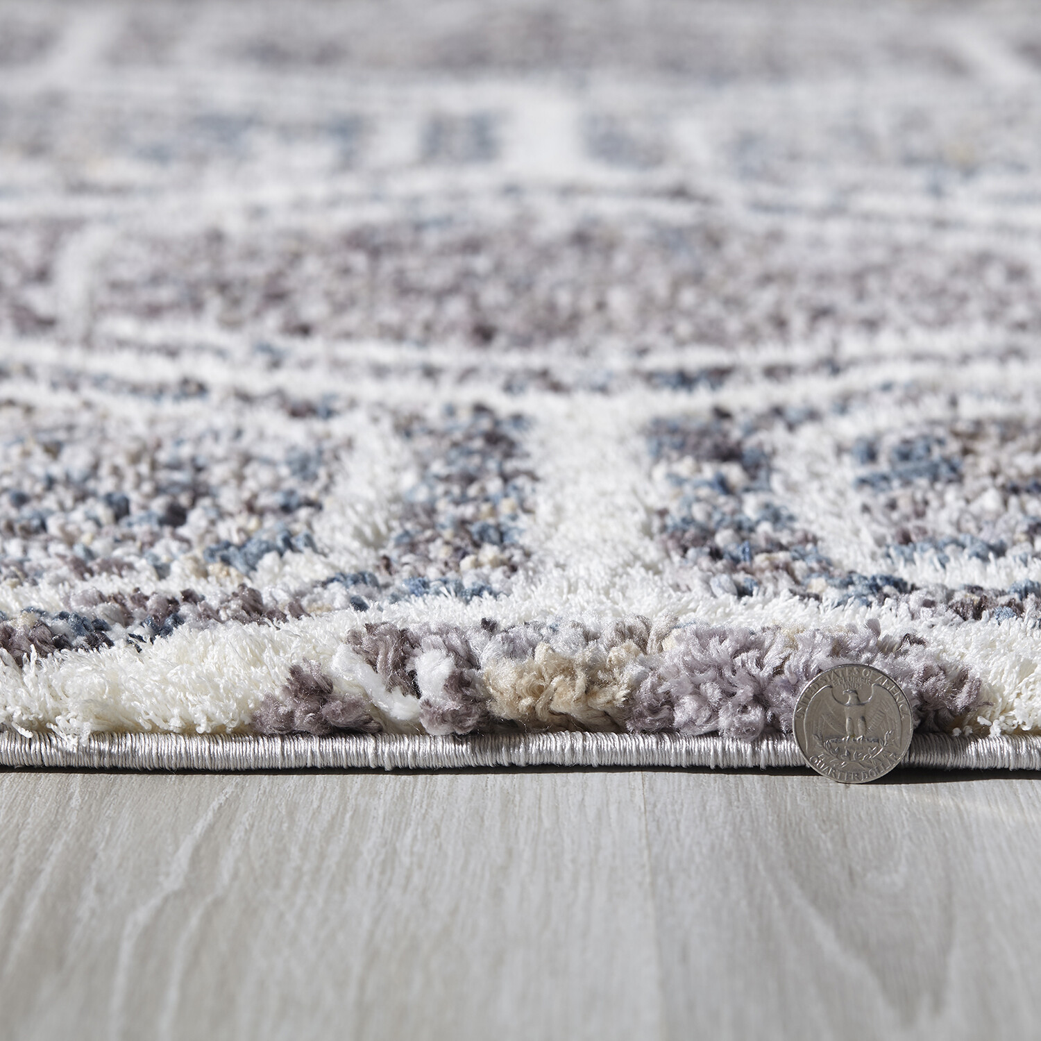 Bungalow 2303 // Gray + Teal (7'6"L x 2'2"W x 1"H) - KAS Rugs - Touch ...