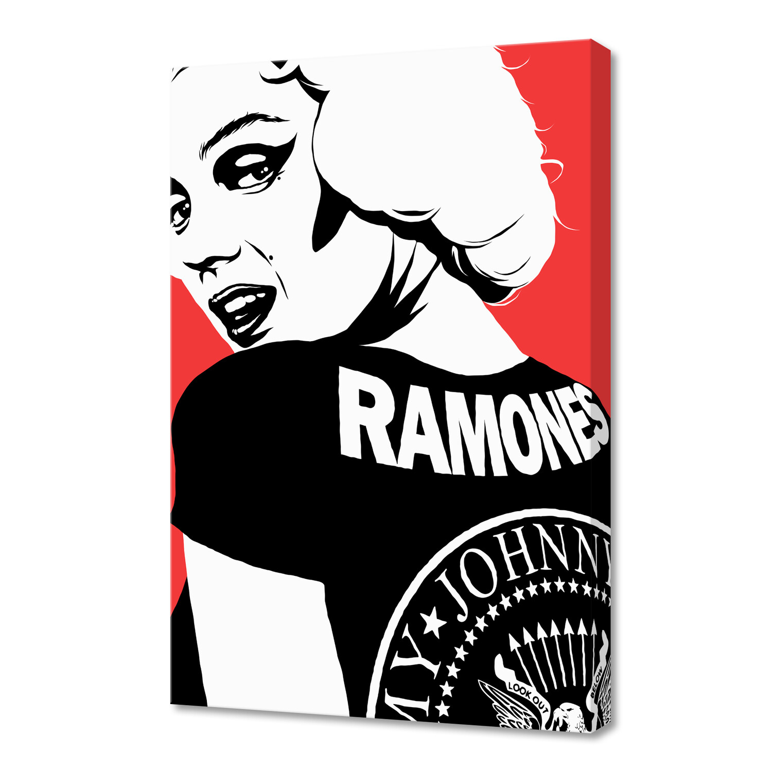 Punk Pin-Up (12"H x 8"W x 0.75"D) - Butcher Billy Canvas Prints - Touch ...