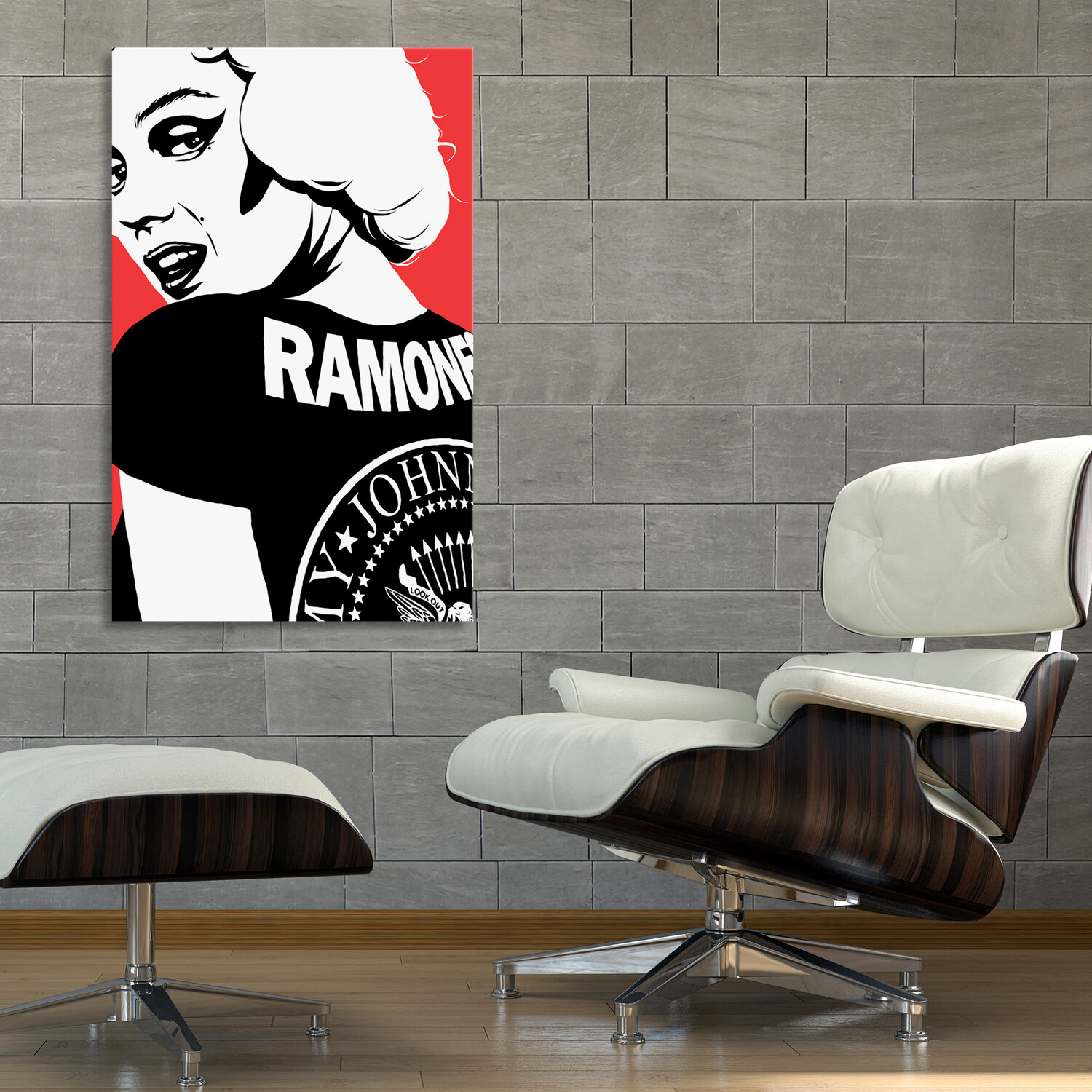 Punk Pin-Up (12"H x 8"W x 0.75"D) - Butcher Billy Canvas Prints - Touch ...
