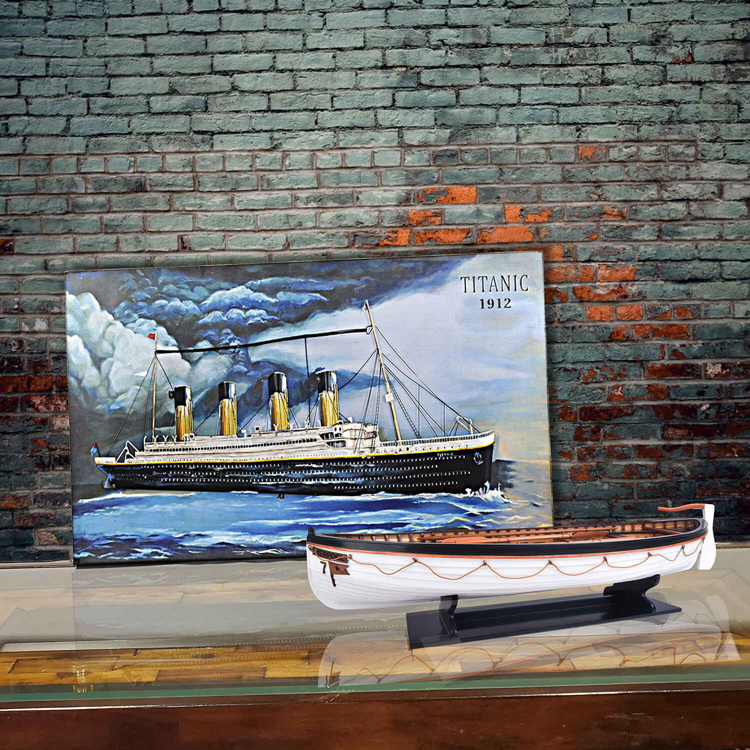 RMS Titanic Lifeboat No 7 Model - Old Modern Handicrafts - Touch of Modern
