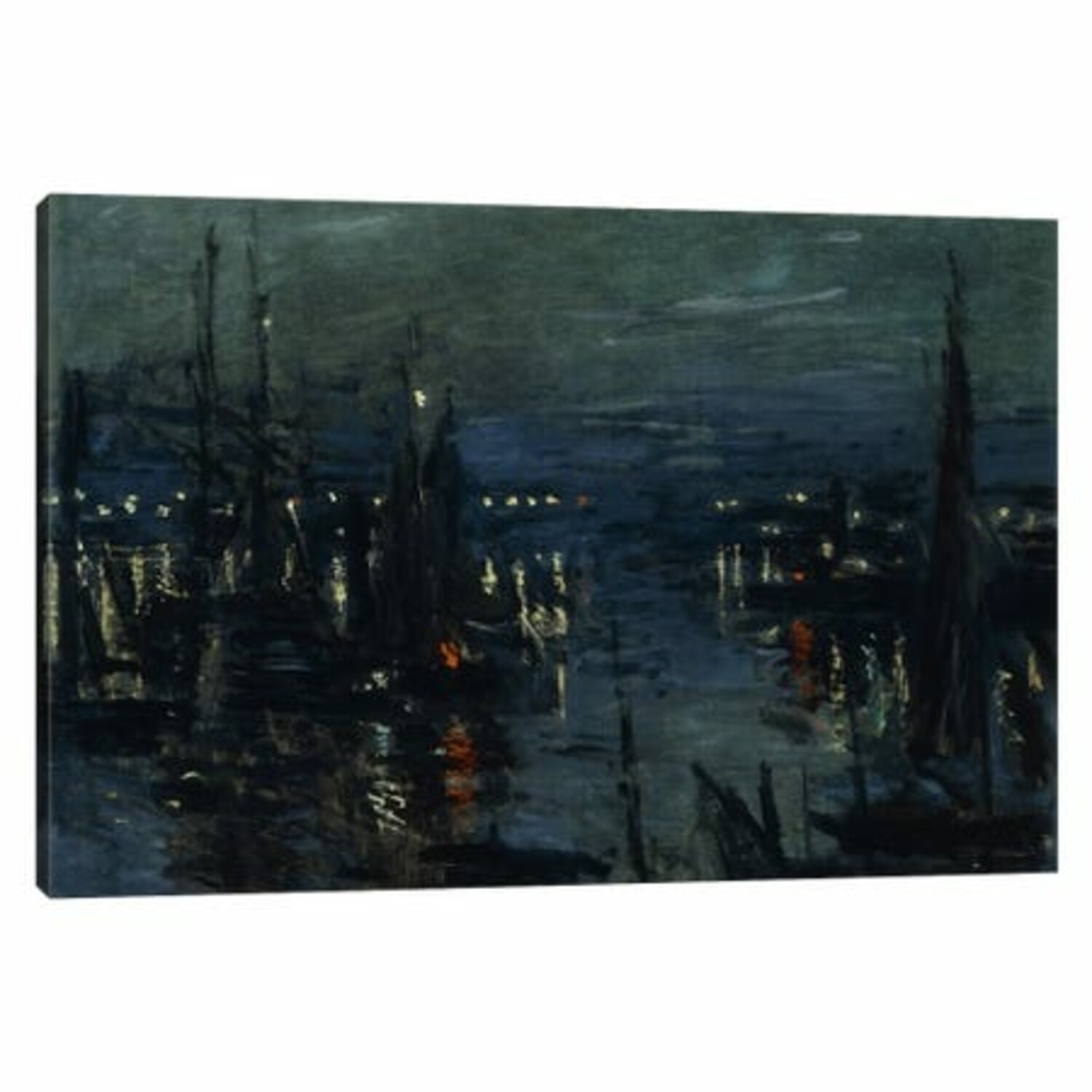 The Port of Le Havre, Night Effect (Le Port de Havre, effet du Nuit ...