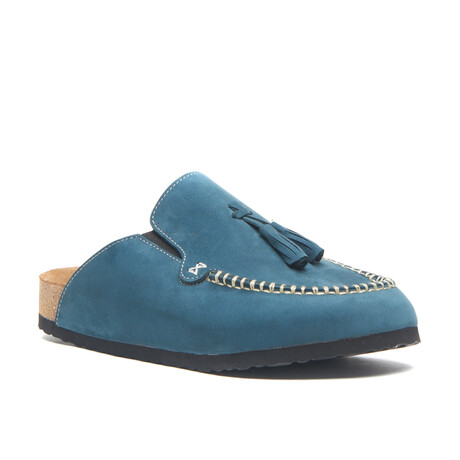 Robin House Slipper // Navy + Nubuck (Euro: 42) - Chopine - Touch of Modern