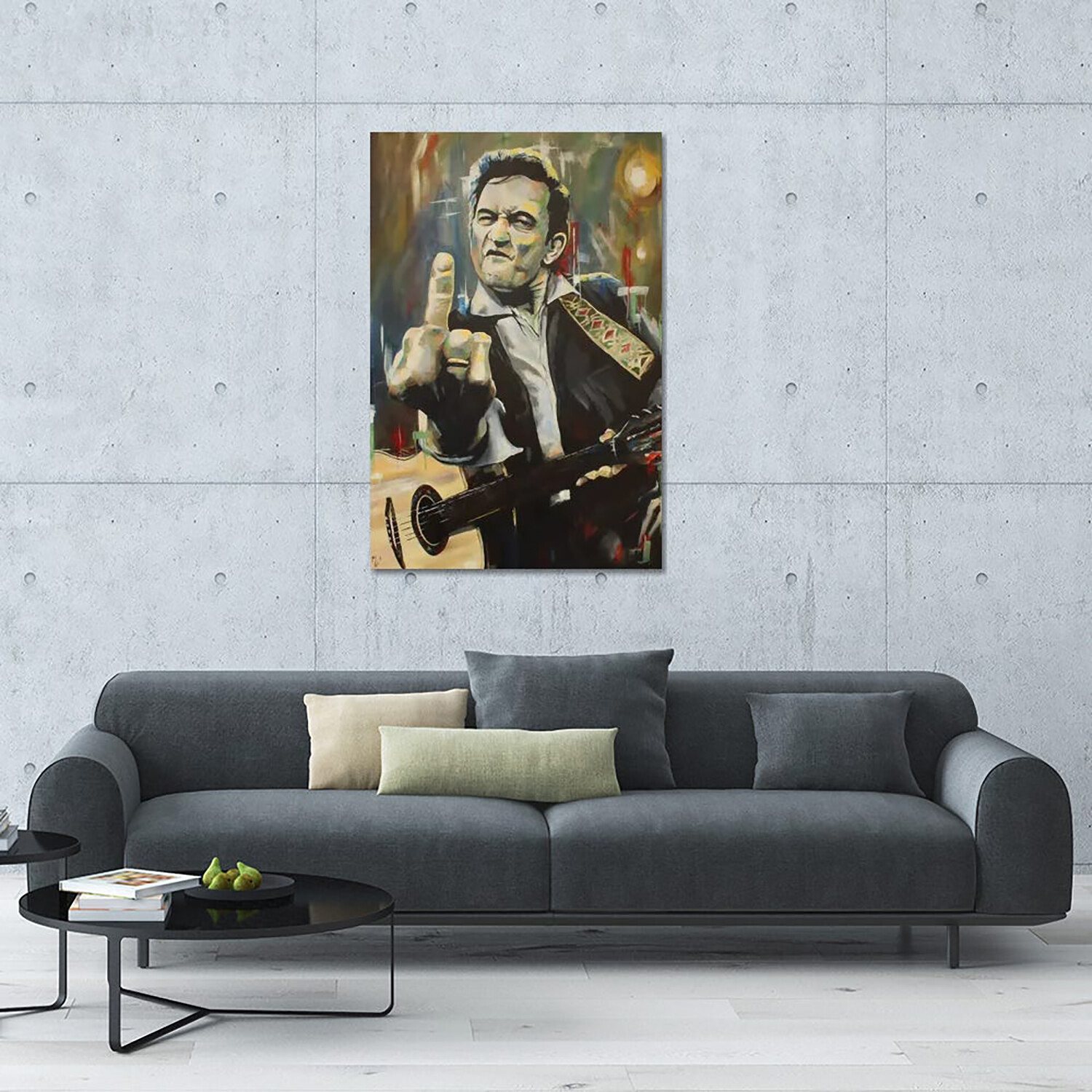 Hello, I'm Johnny Cash by Mark Fox - iCanvasART - Touch of Modern