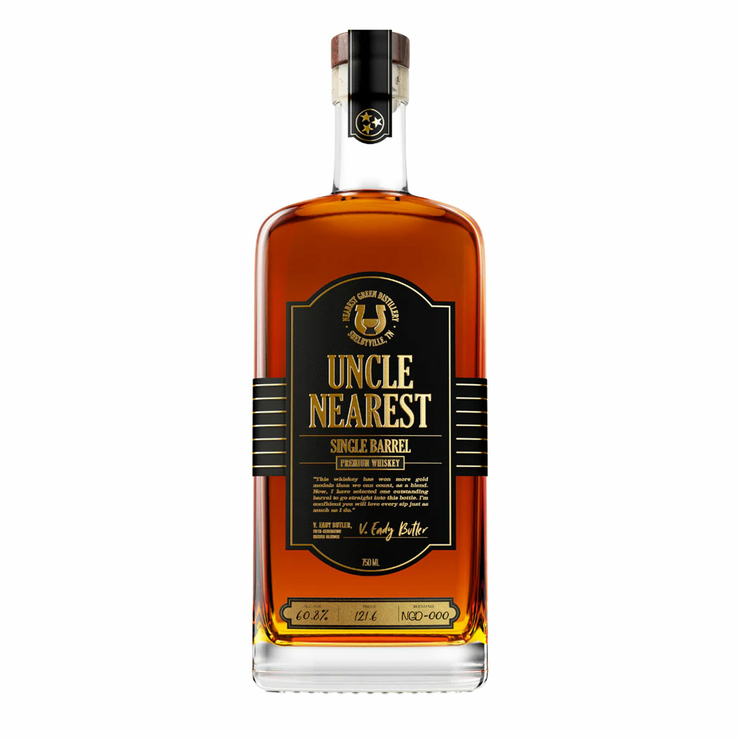 Premium Single Barrel Whiskey // 750 ml - Uncle Nearest Single Barrel ...